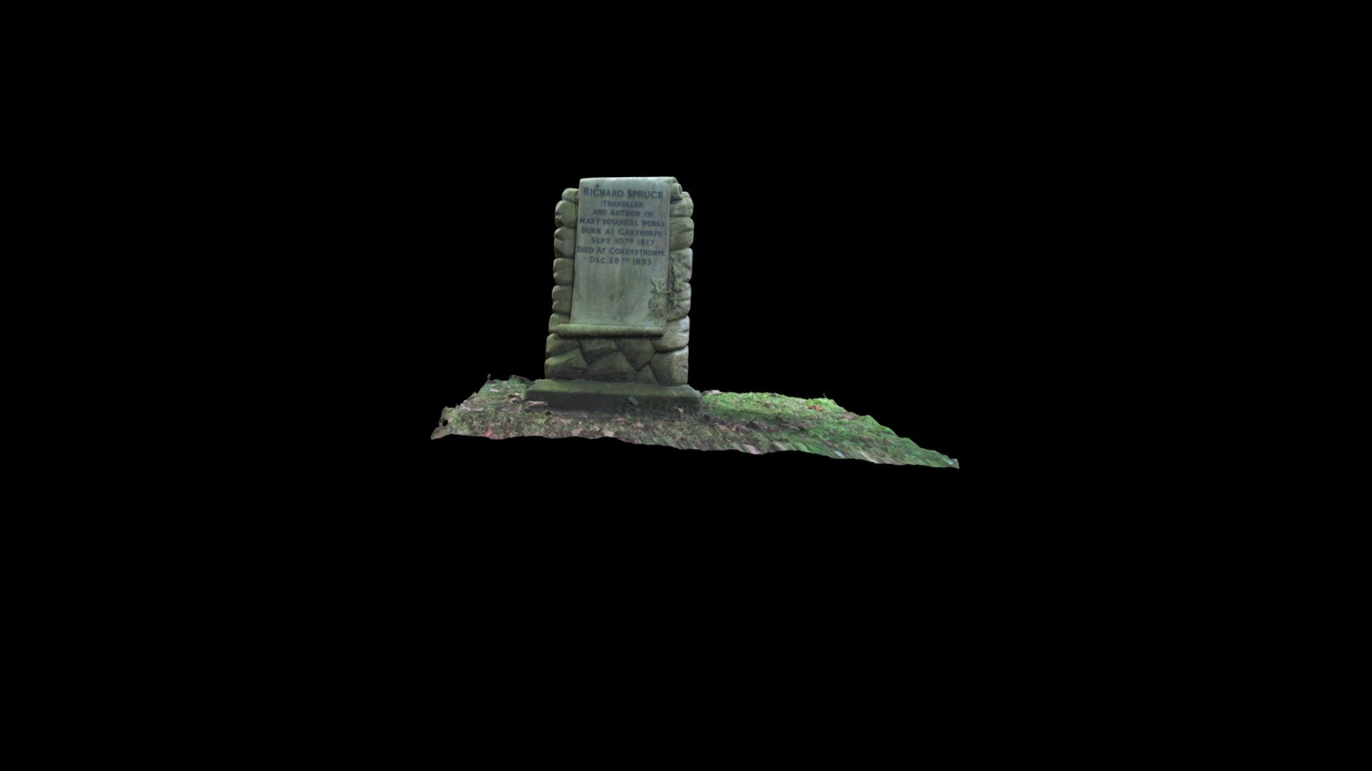 Richard Spruce the Botanist - Download Free 3D model by Dr Courtenay ...
