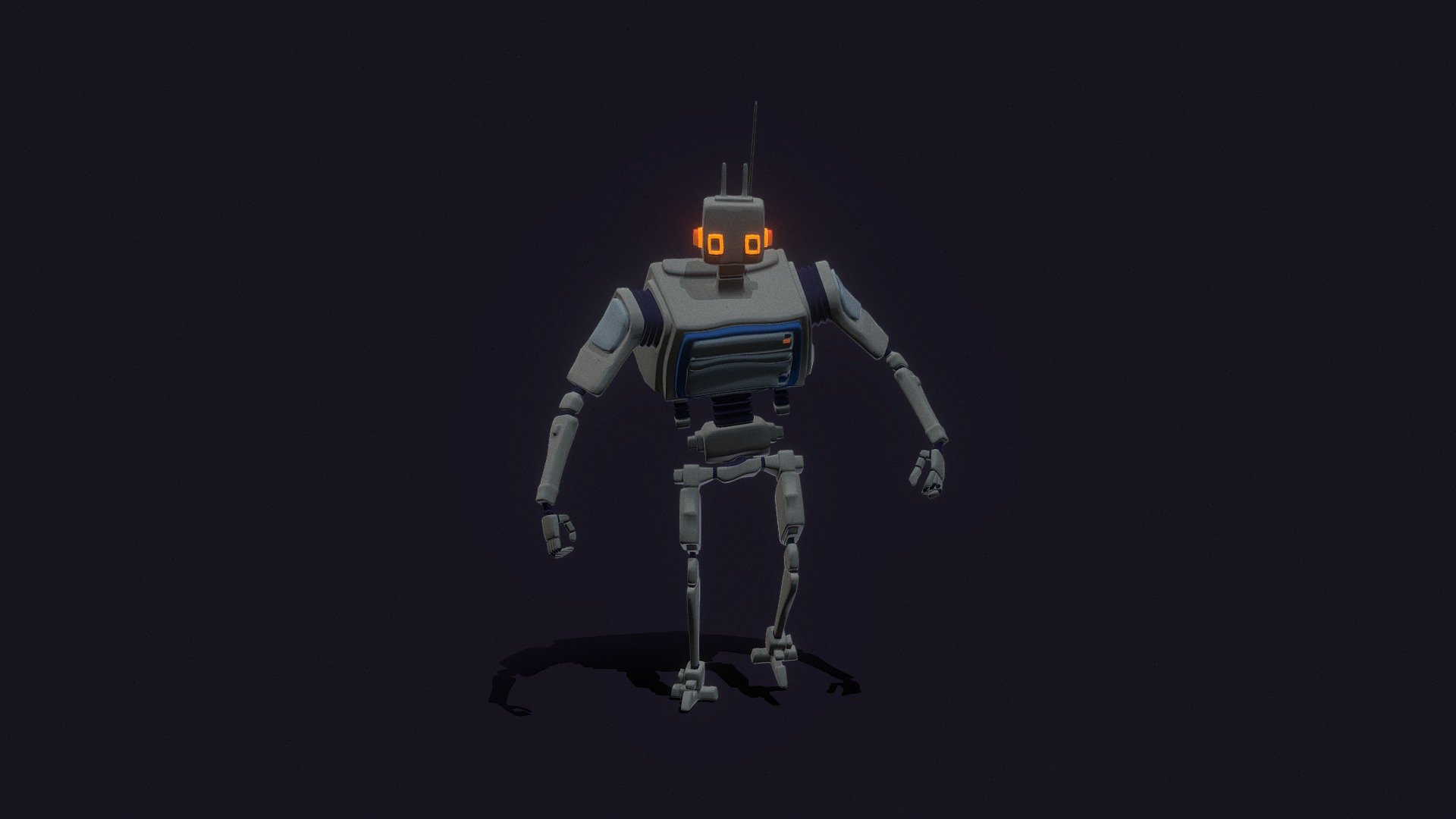 Robot Walking - 3D model by owowowsam [b9d59b2] - Sketchfab