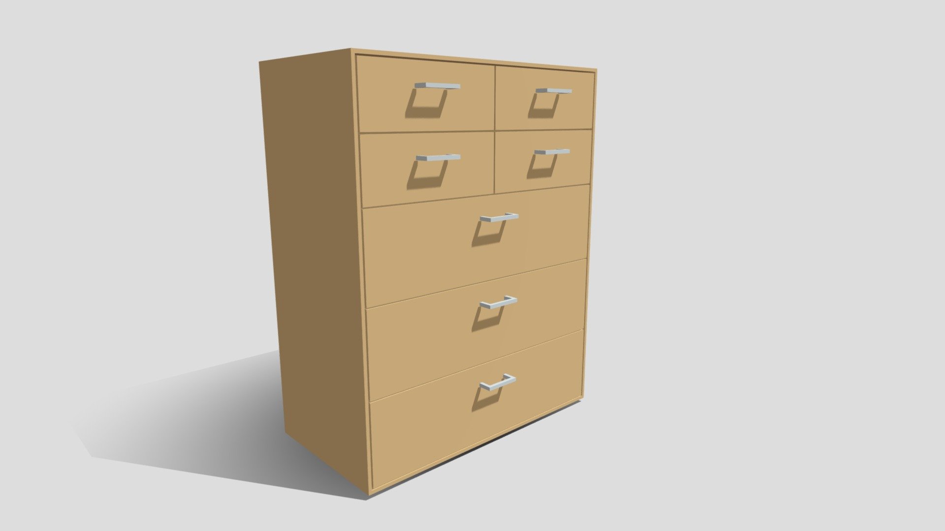 Low Poly Drawer #2 - Download Free 3D model by JustBlender [b9d5c1b ...