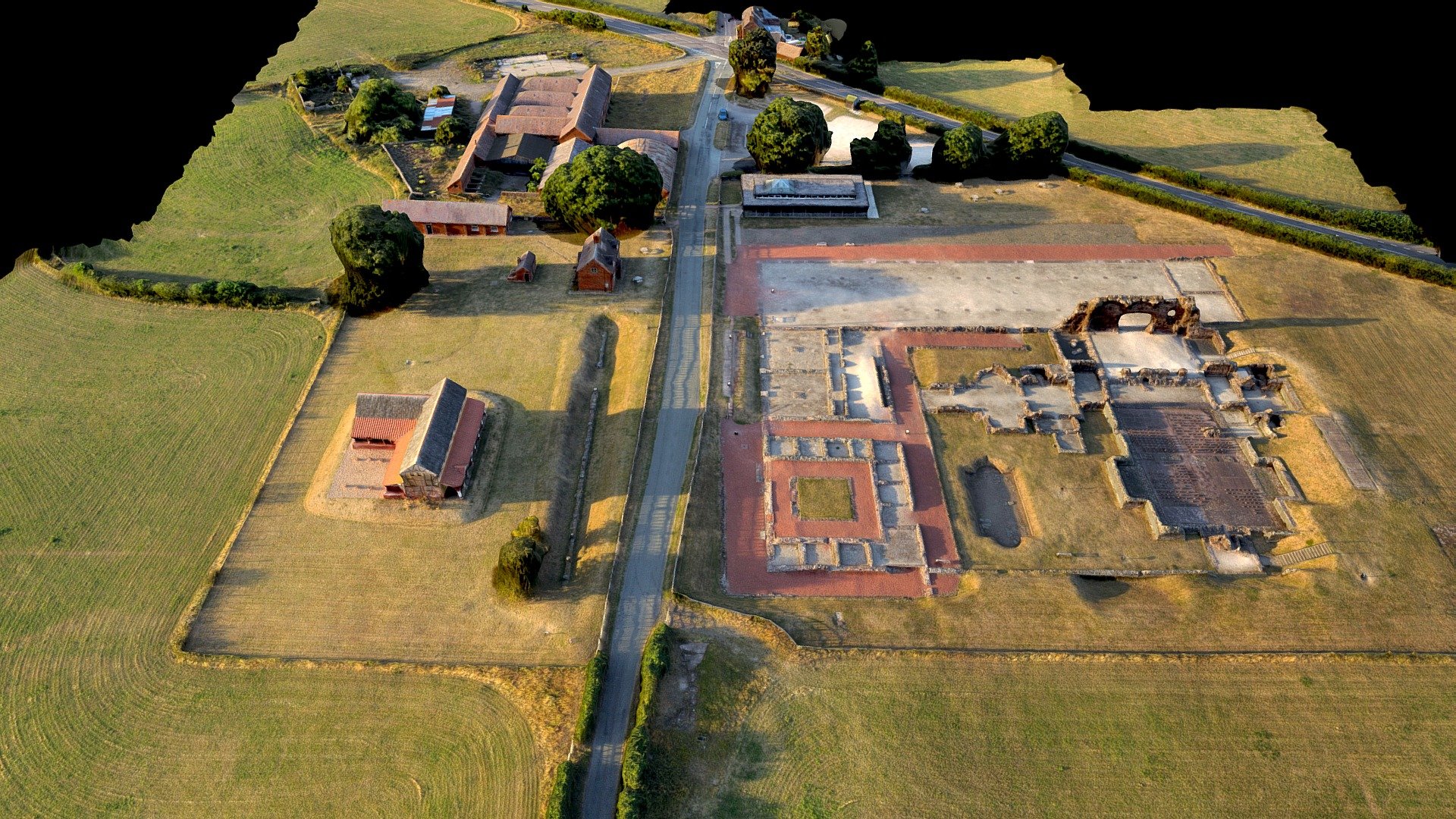 Wroxeter Roman City - Buy Royalty Free 3D model by uStock [b9d615c ...