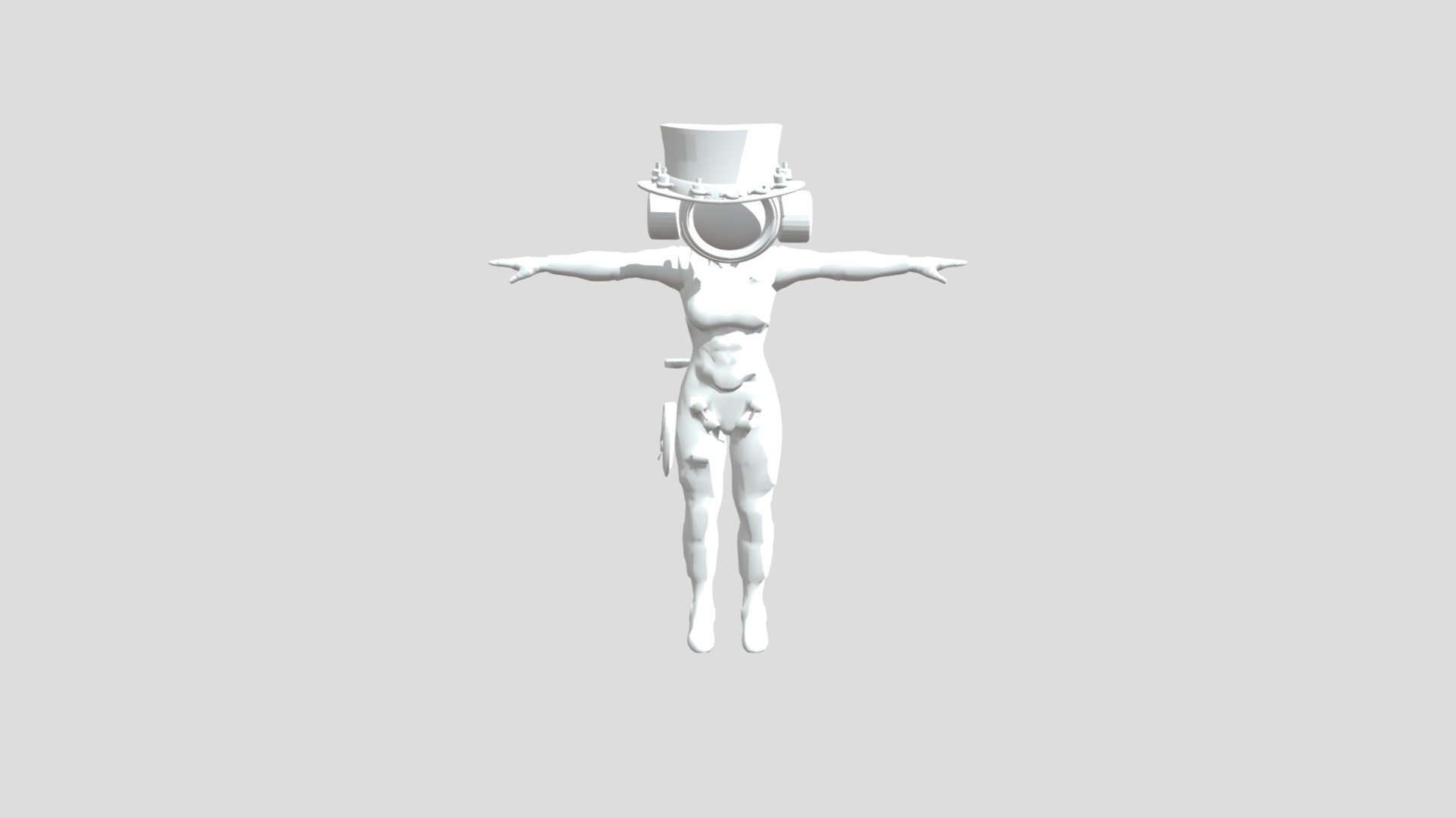 Clockwoman - Download Free 3D model by ASP (@whutdaheckisgoingononyouon ...