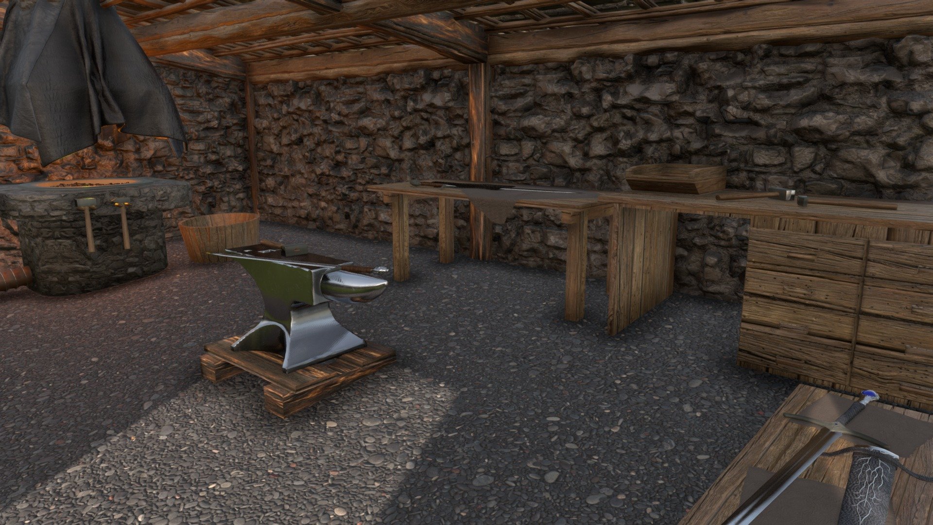 Highpoly Forge - Download Free 3D model by Garecra [b9d8816] - Sketchfab