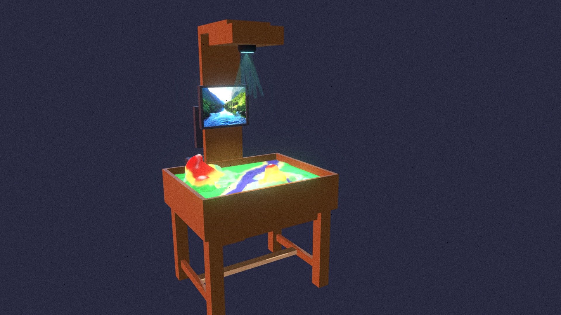 Arenero interactivo de realidad aumentada - 3D model by Virtual ...