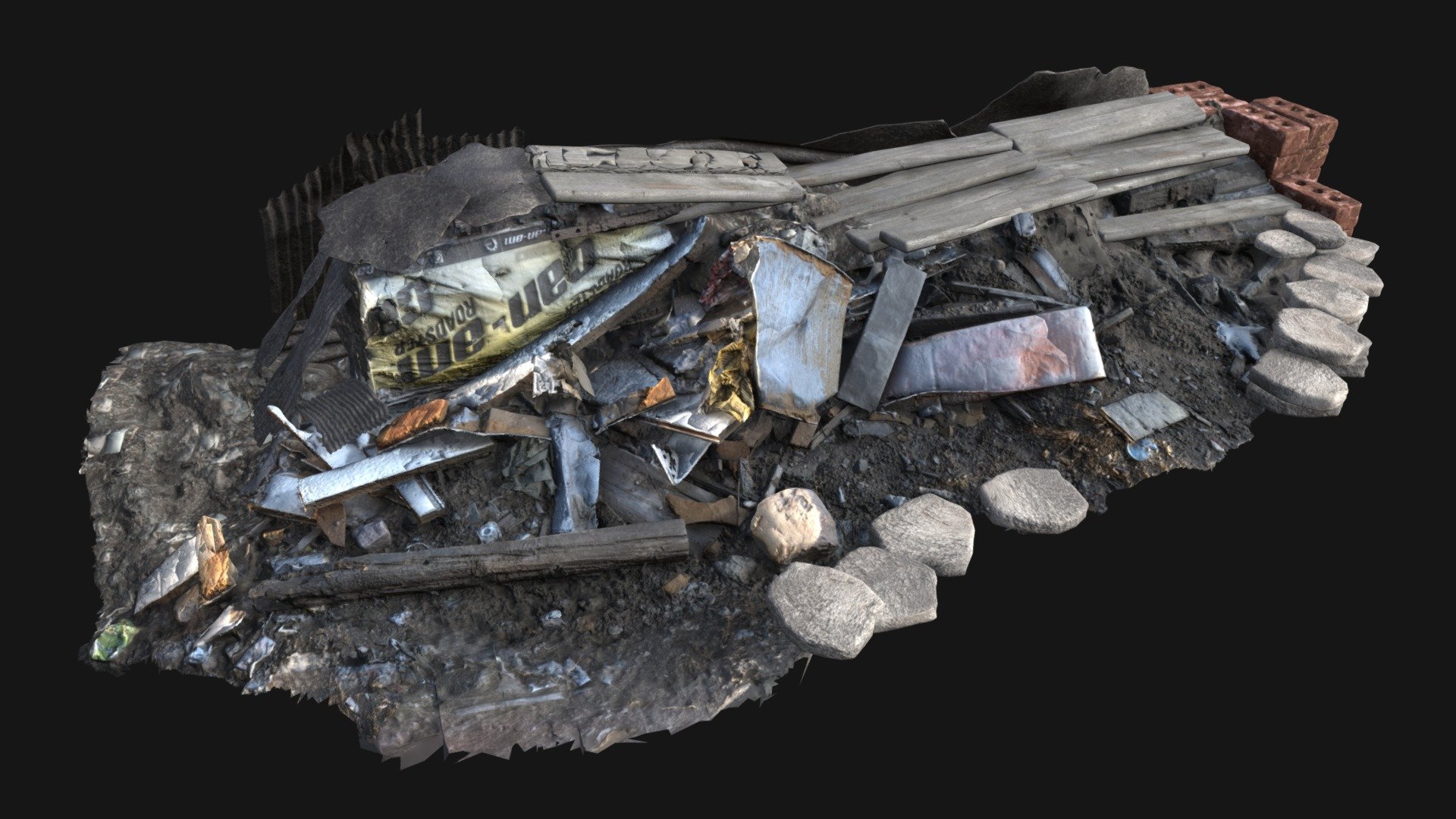 PBR Trash Pile 5 - 8K Textures - Buy Royalty Free 3D model by ...