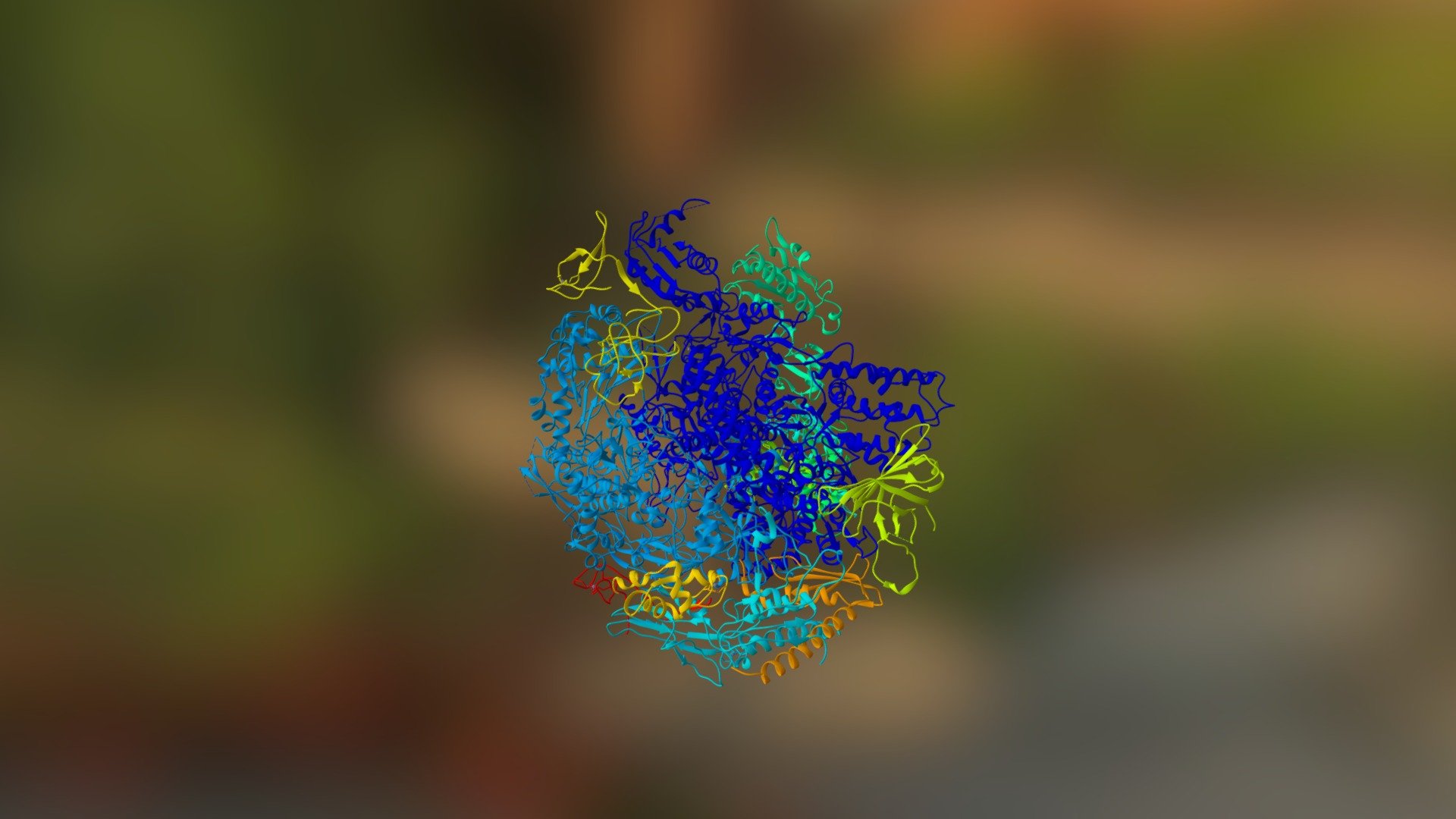 RNA polymerase ii - 3D model by conradhuang [b9dc033] - Sketchfab