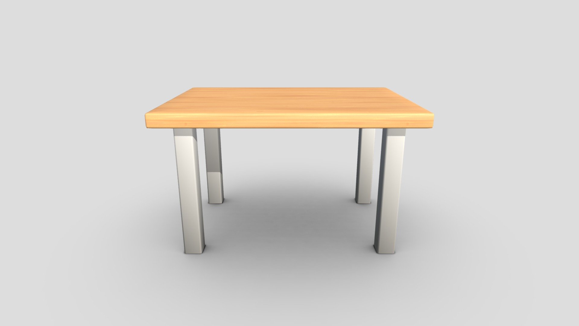 School Table - Download Free 3D model by James (@James_999) [b9dd161 ...