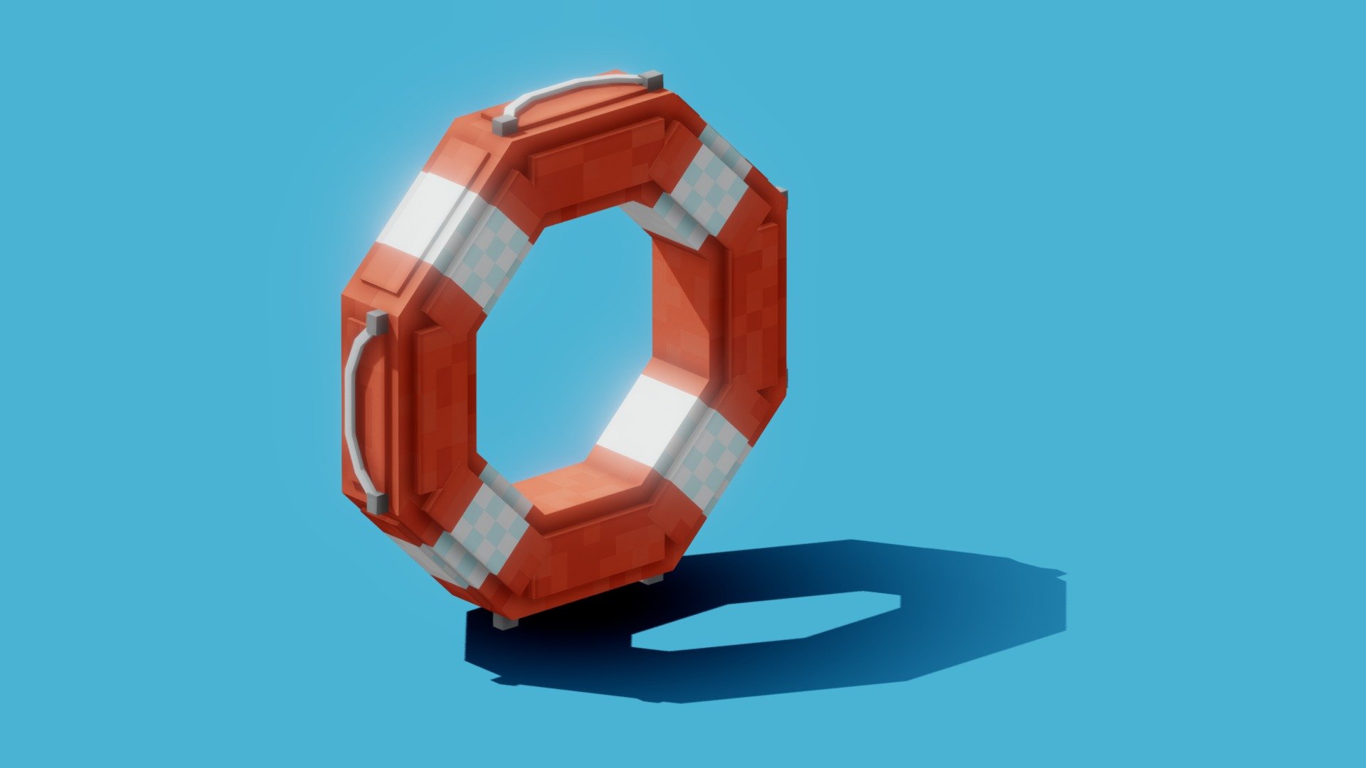 Lifeboat Orange Floatie - 3D model by Artbor [b9ddba6] - Sketchfab
