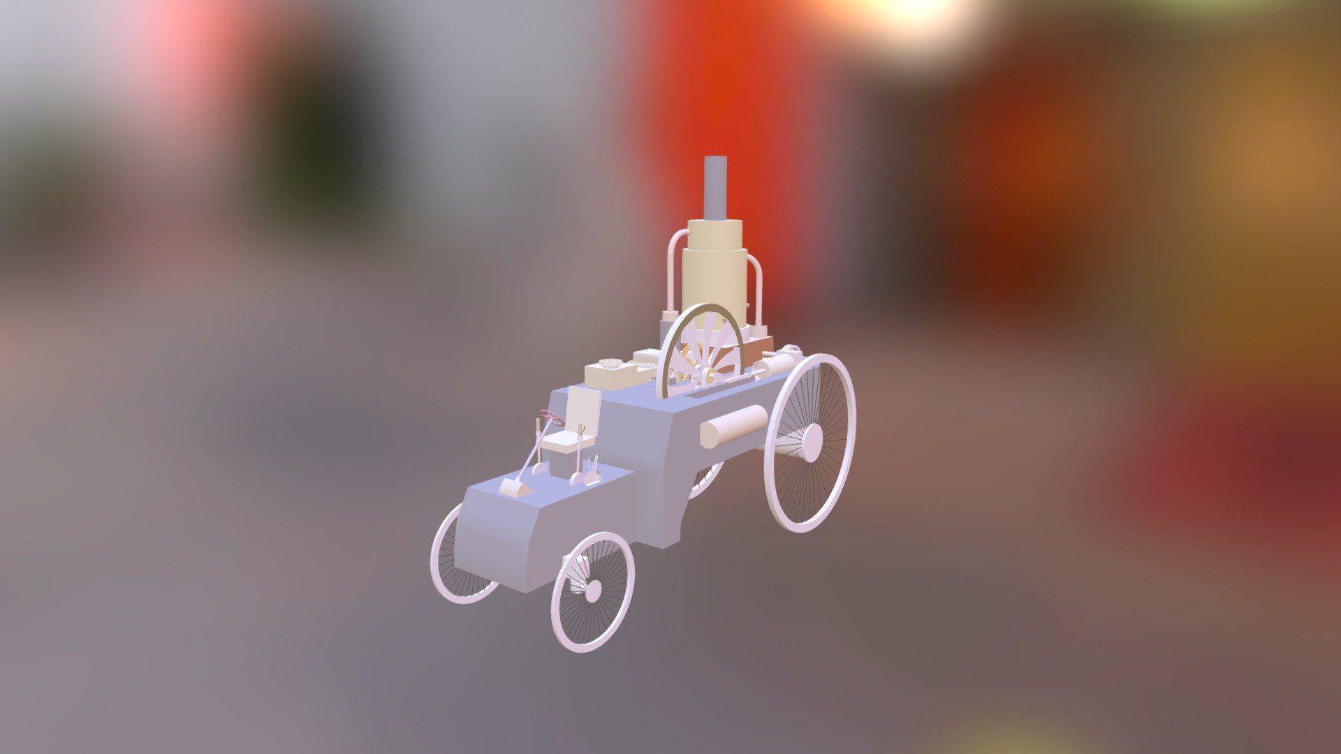 Steam Car - 3D model by EK Wingate (@wprodigy) [b9de132] - Sketchfab