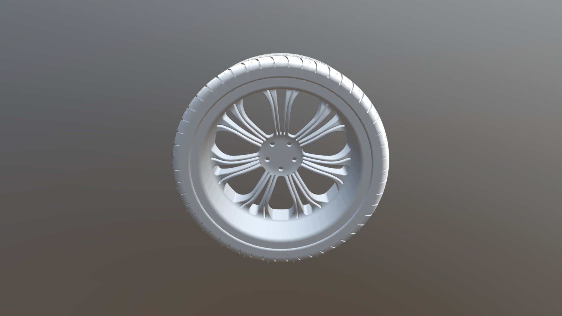 Alloy 1 - With Tyre - 3D model by BenGW91 [b9e01bc] - Sketchfab