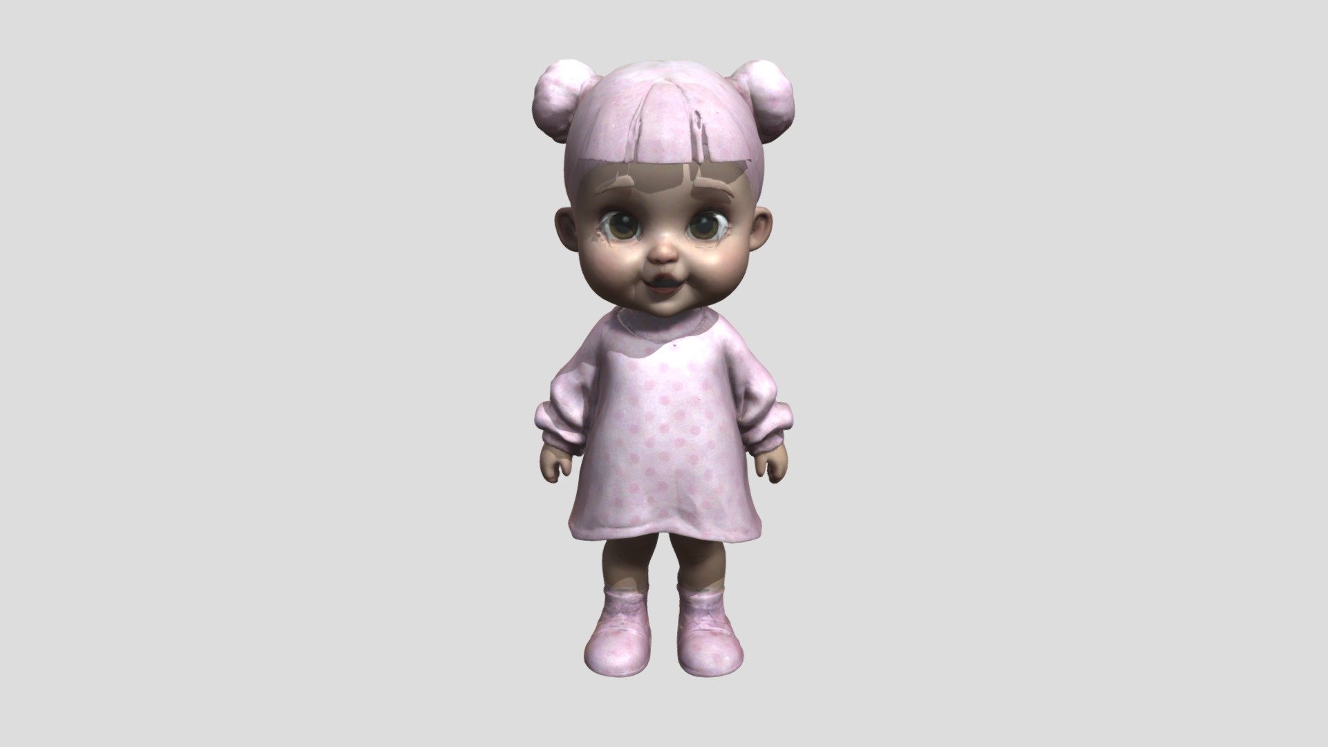 Personaje clásico: Boo - Download Free 3D model by exp.plast [b9e01c4 ...
