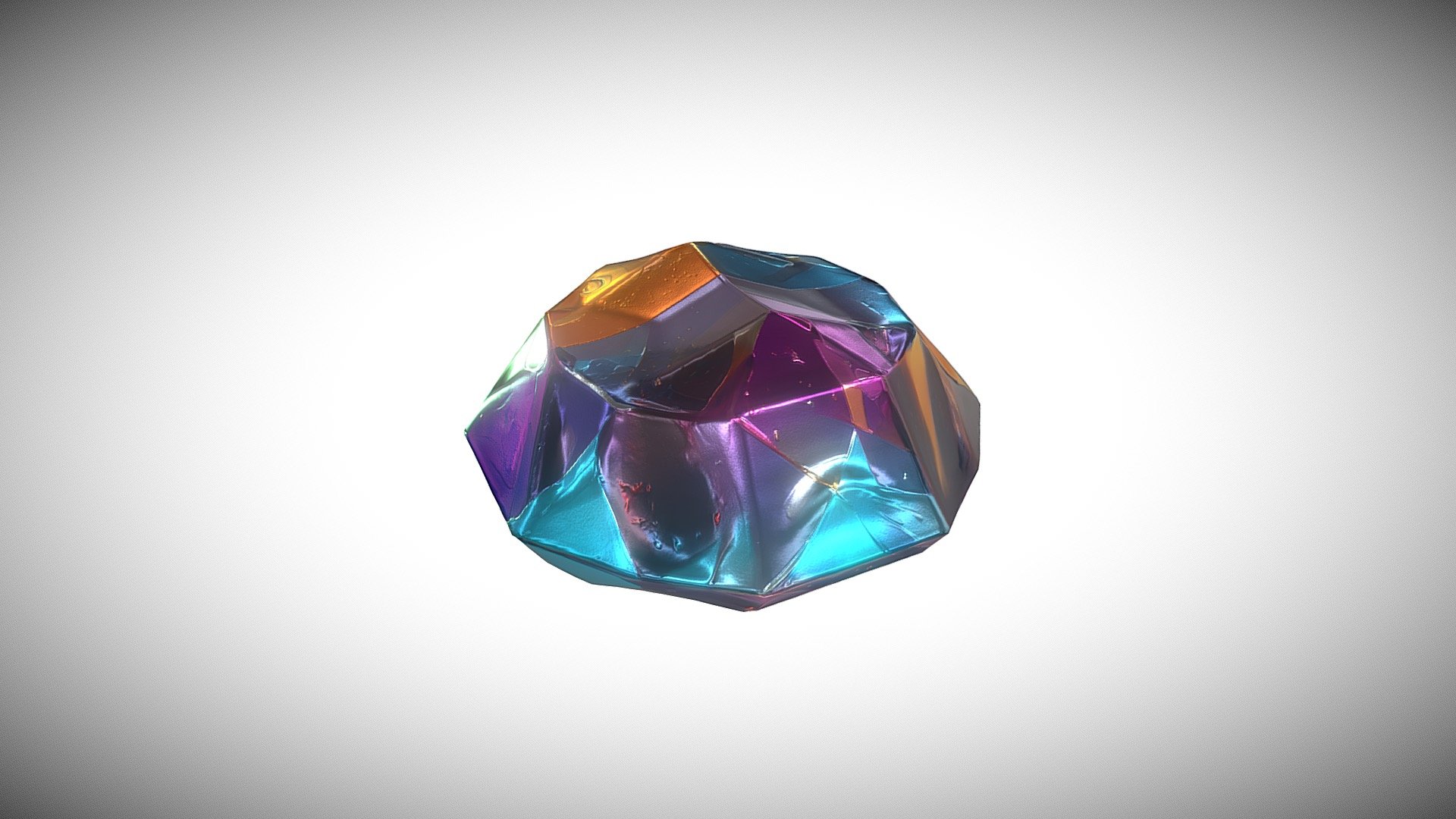 Faceted gemstone - Download Free 3D model by Muse (@abandonedmuse ...