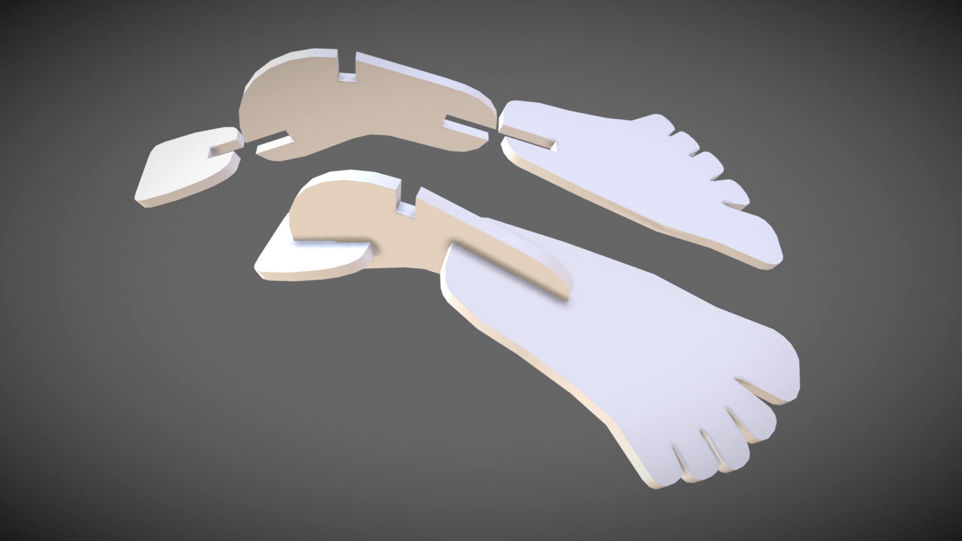 Angel Feet - 3D model by Herb Hoover (@tinysaur.us) [b9e2518] - Sketchfab