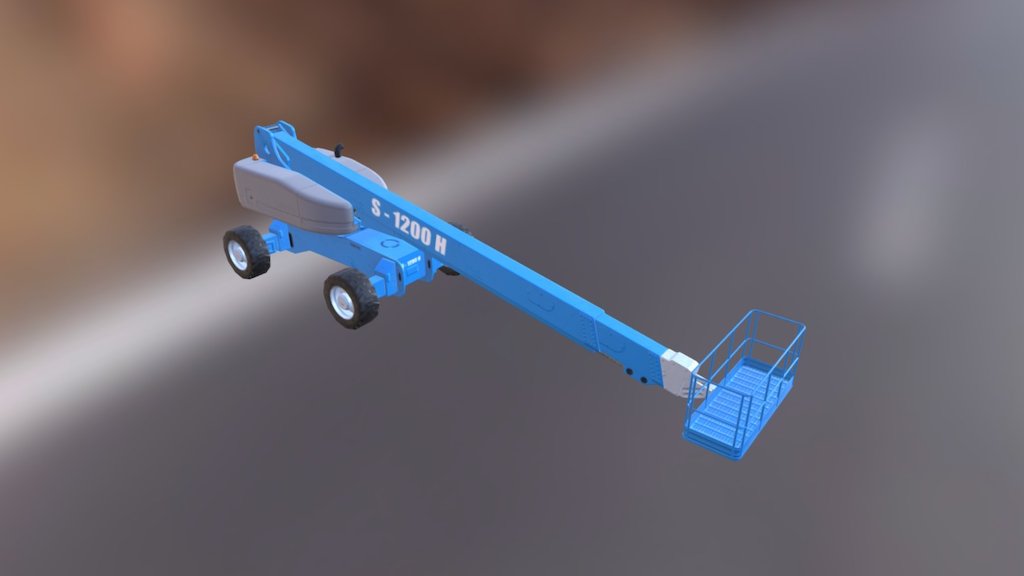 Genie S120 Boom Lift 00 - 3D model by inuhitman [b9e30a3] - Sketchfab
