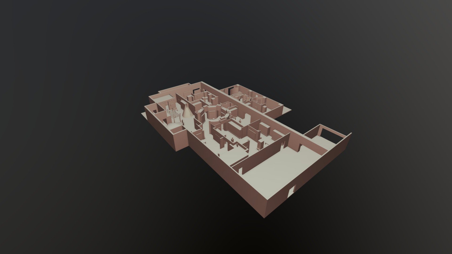 Museum 3D printing ready - 3D model by Nencho (@emeb) [b9e4b41] - Sketchfab