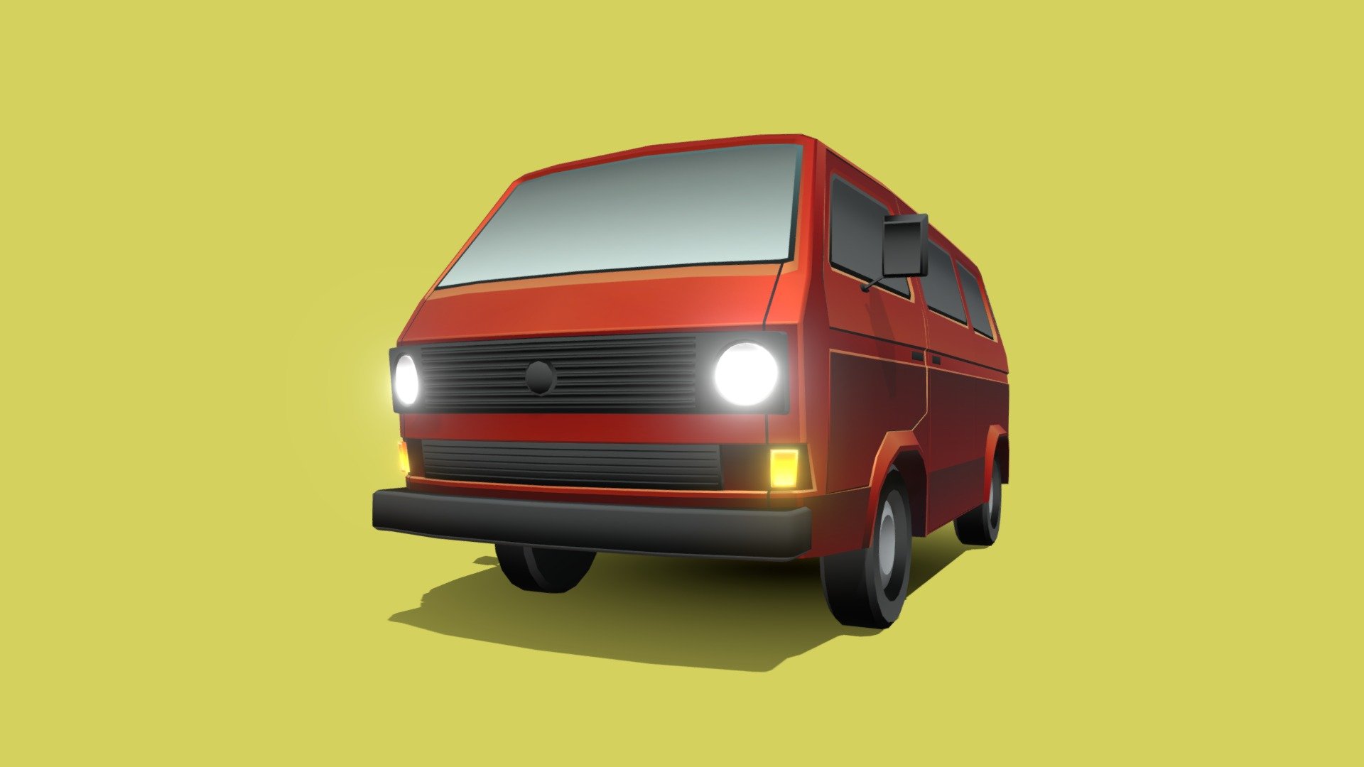 Volkswagen T3 - 3D model by RainDropp (@raindropp151) [b9e8767] - Sketchfab