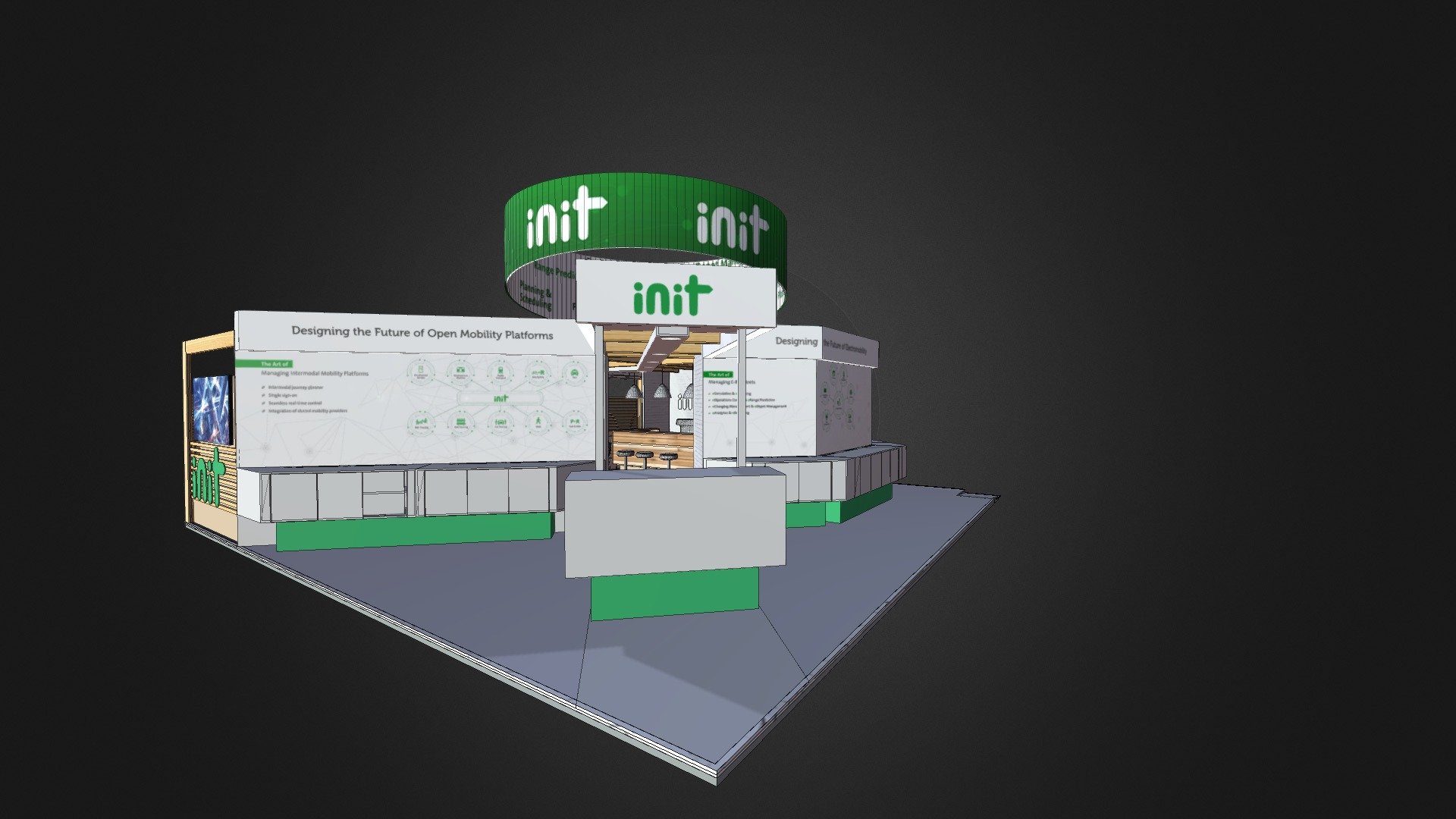 Exhibition stand walkthrough - 3D model by EXPOZONE [b9e8888] - Sketchfab