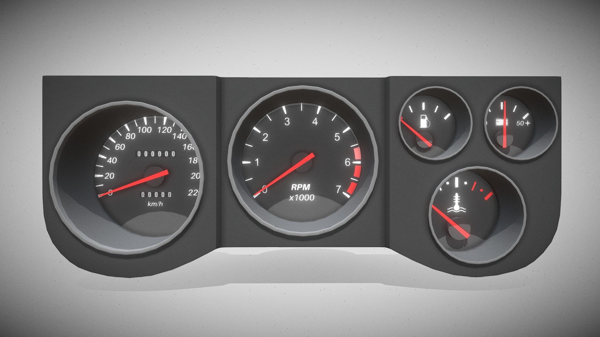Car Dashboard - Buy Royalty Free 3D model by Ele.G (@unrealengine432 ...