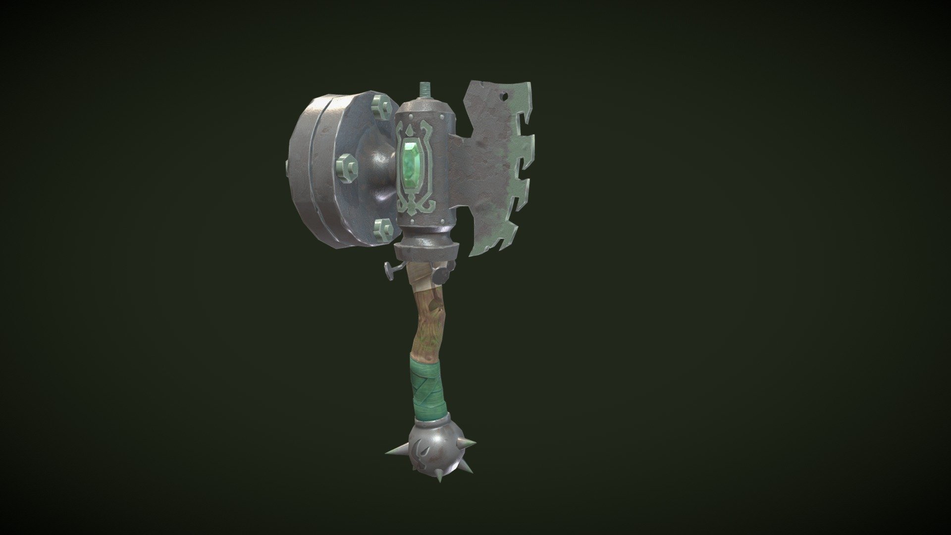 Duragg - The BoneSmasher - 3D model by felopezart [b9ea53d] - Sketchfab
