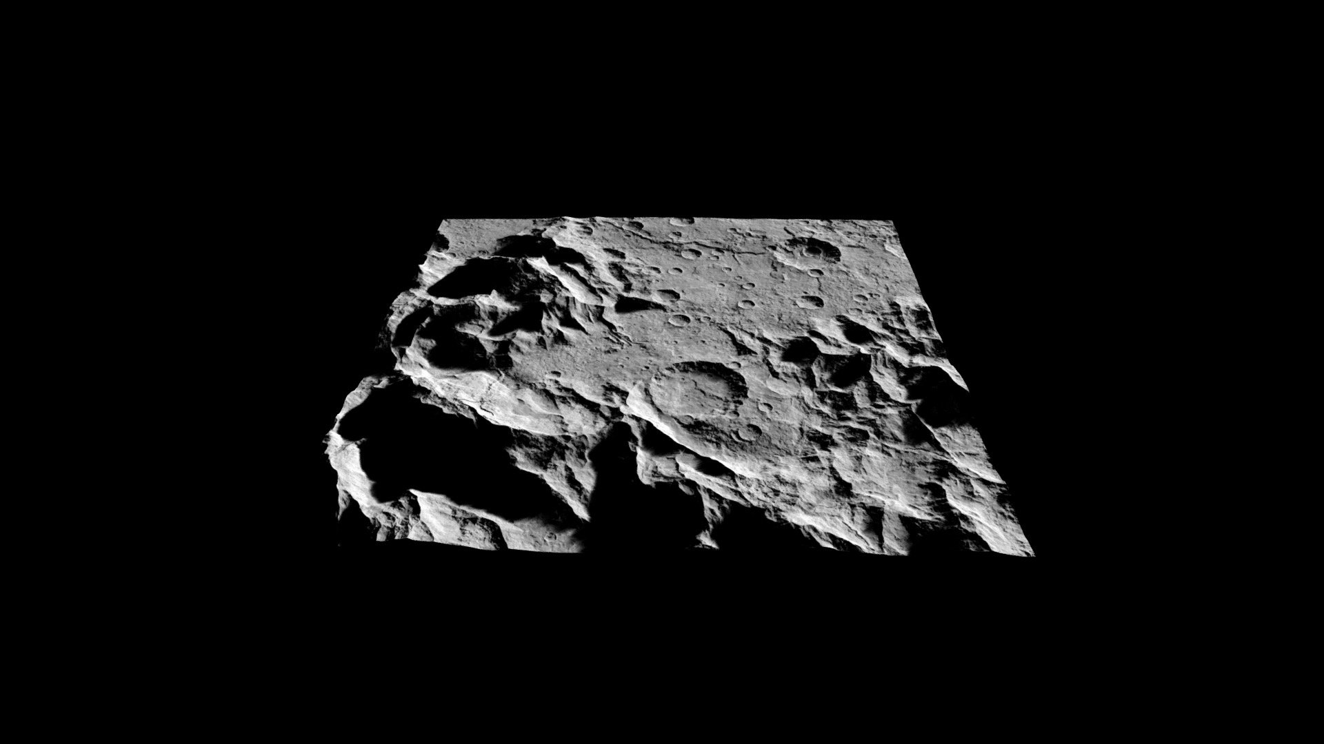 Moon Terrain Mountain 4 - Buy Royalty Free 3D model by Desertsage [b9eafbf] - Sketchfab Store