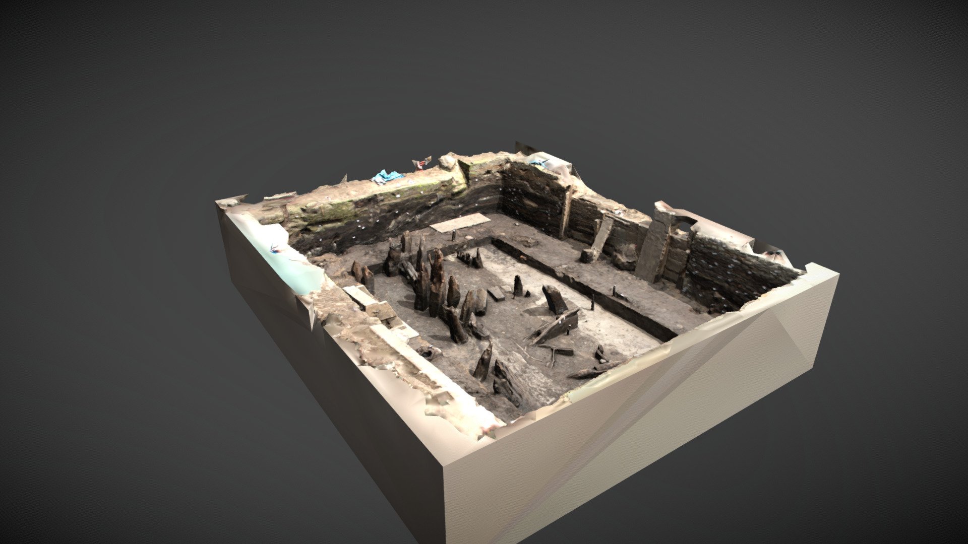 Middel Age excavation - 3D model by Philip Lueth (@Philip_Lueth ...