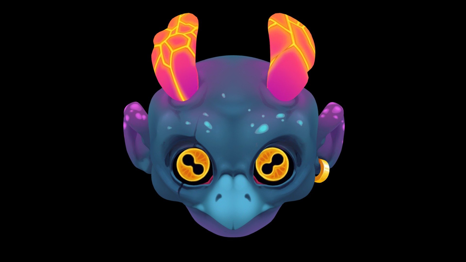 Imp : design / sculpt / texture / animation - Download Free 3D model by ...