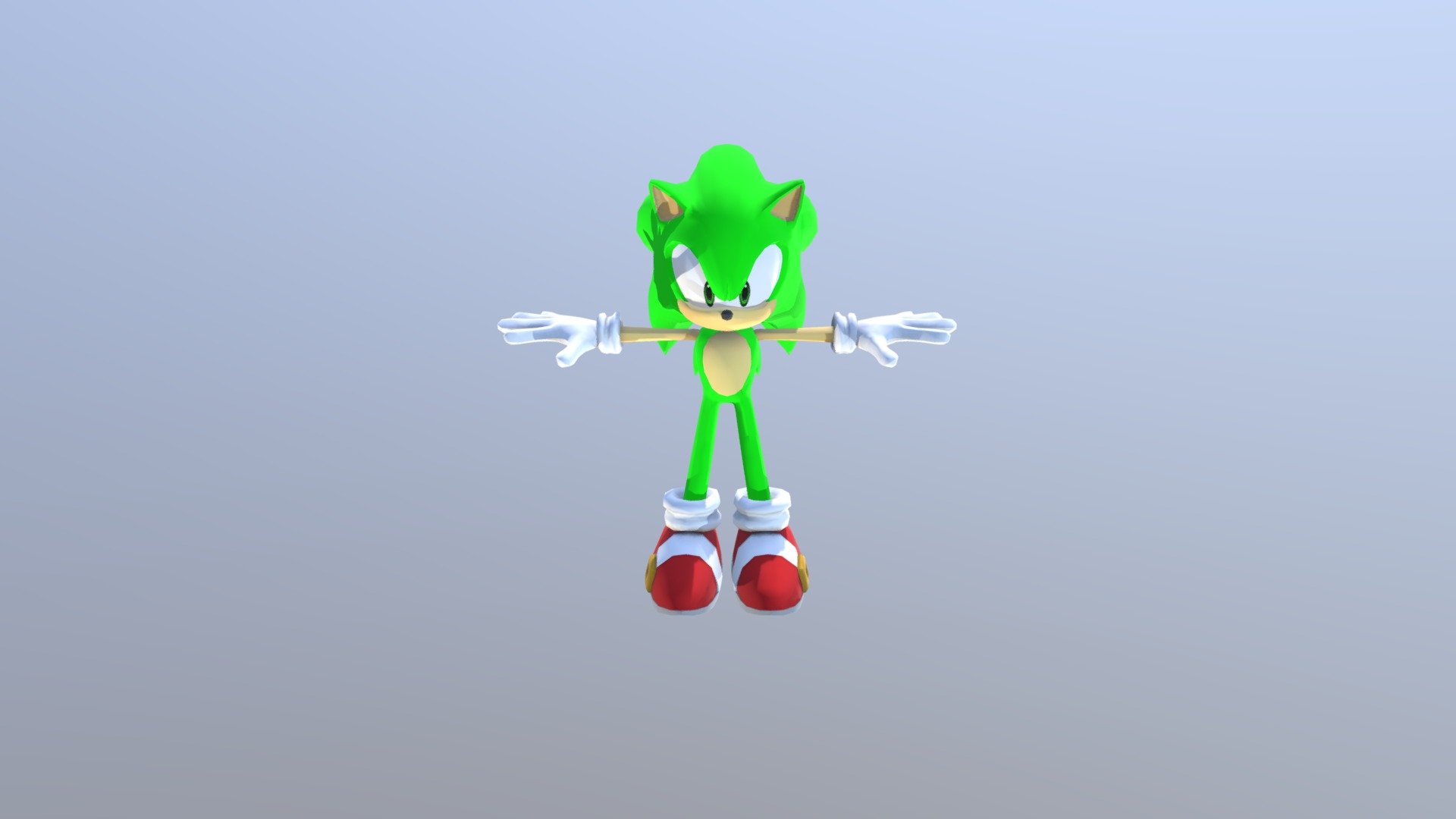 green sonic - Download Free 3D model by robert boom ...