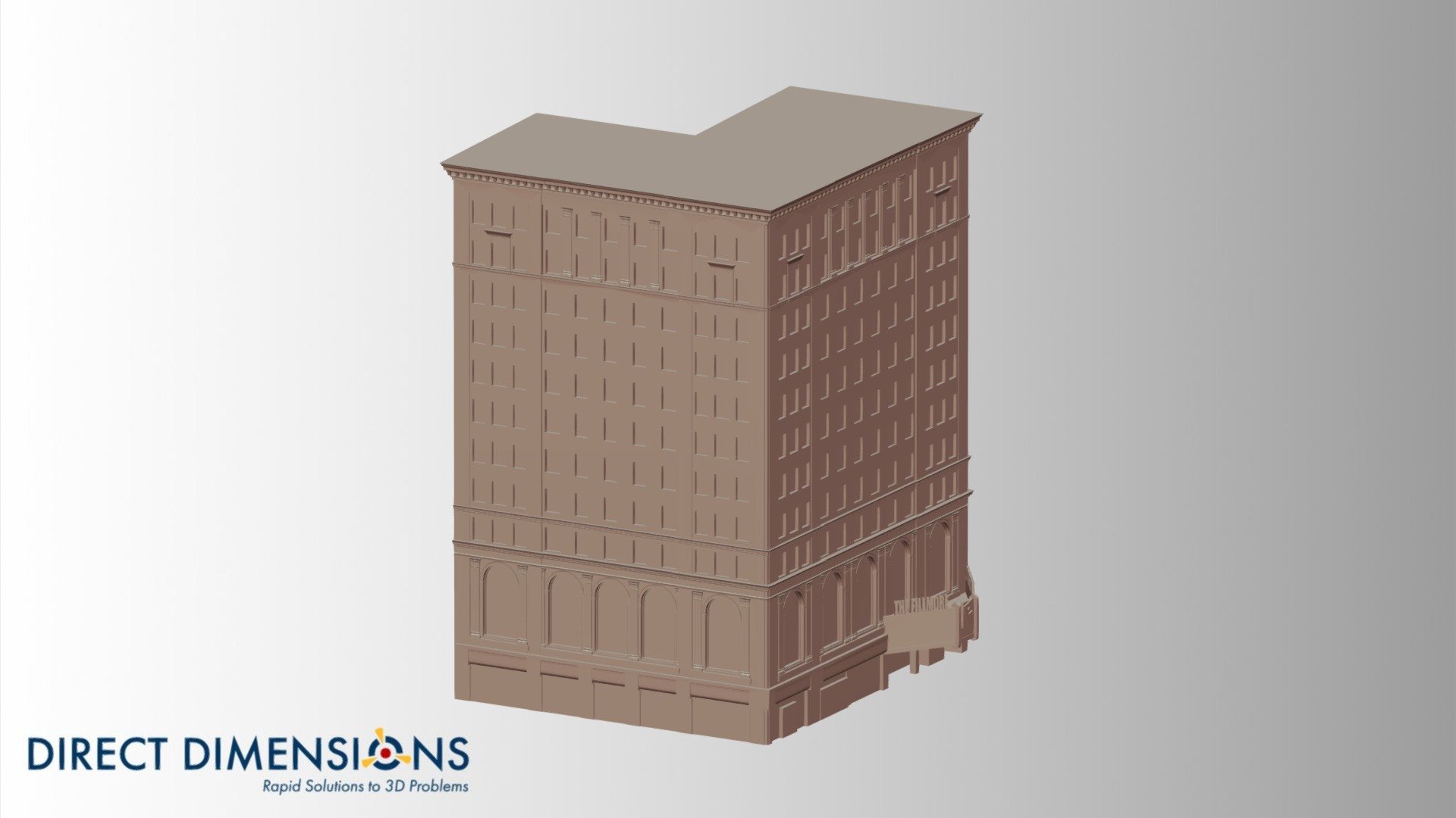 The Fillmore Building in Detroit - 3D model by Direct Dimensions ...