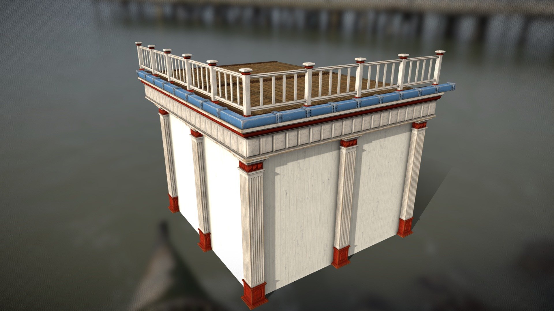 (High) Pier - Download Free 3D model by Sergey (@s.d) [b9f1d8d] - Sketchfab