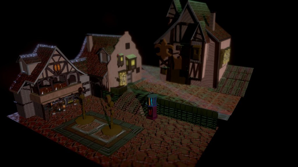 Traverse Town - 3D model by 3173GE [b9f58d9] - Sketchfab