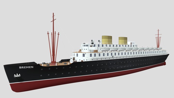 Steamship 3D models - Sketchfab