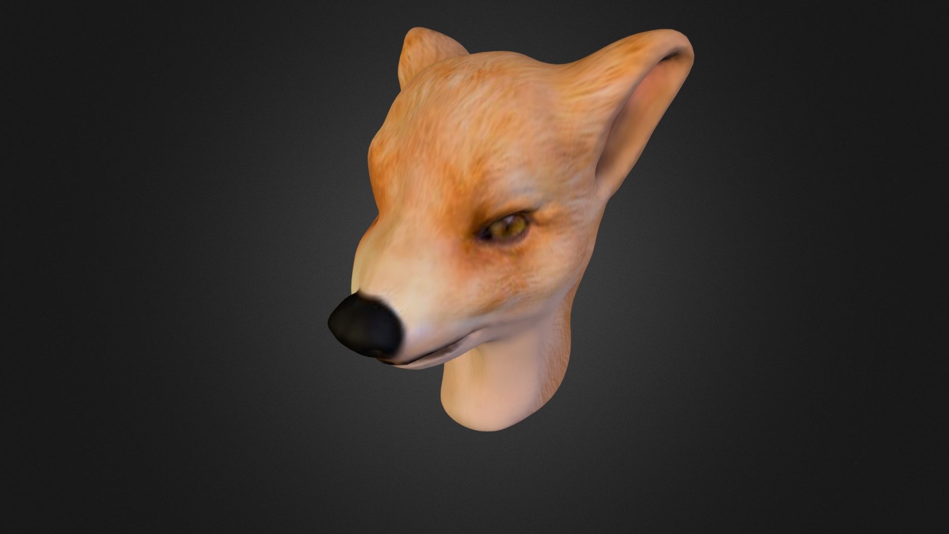 Dog Head Fox Test 003 - 3D model by Mario Vera (@maveca22) [b9f8146 ...