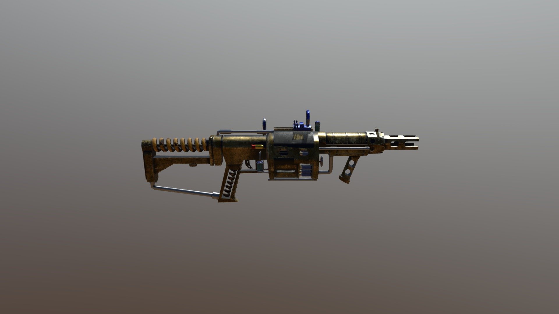 Steampunk Striker - 3D model by BaderBlade [b9f81d2] - Sketchfab