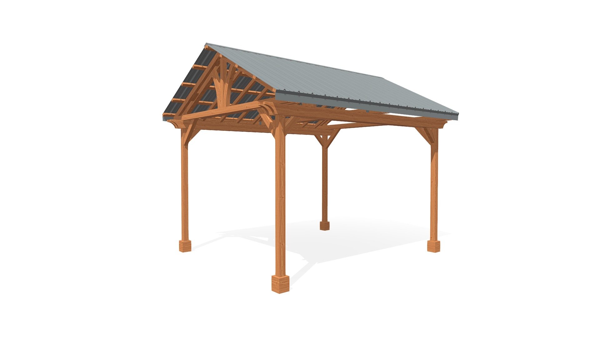 Pavilion 14 x 12 ft - 3D model by Conceptual Engineering [b9f93d4 ...