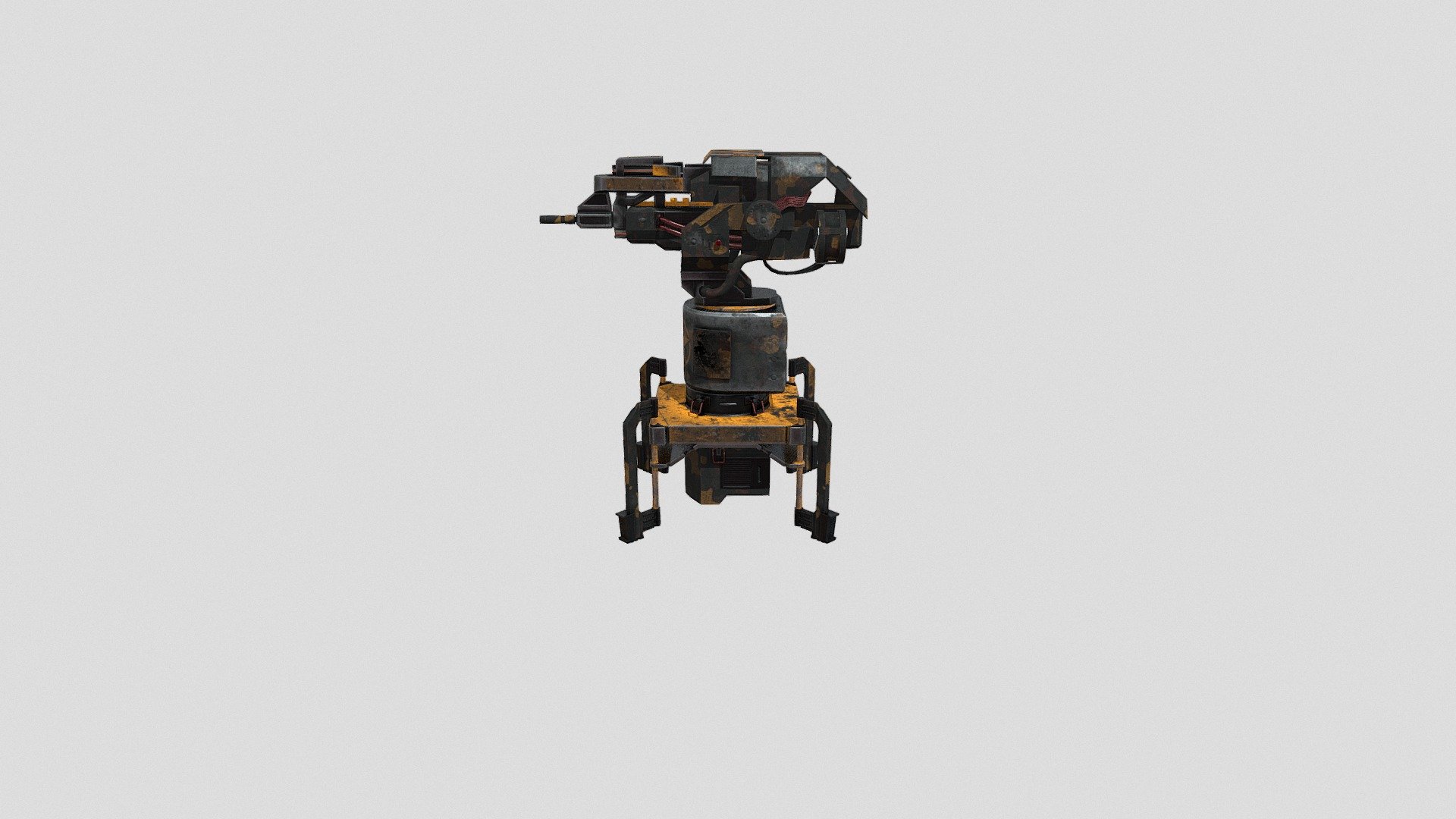Turret with camouflage - Download Free 3D model by banka (@denisvoron1 ...