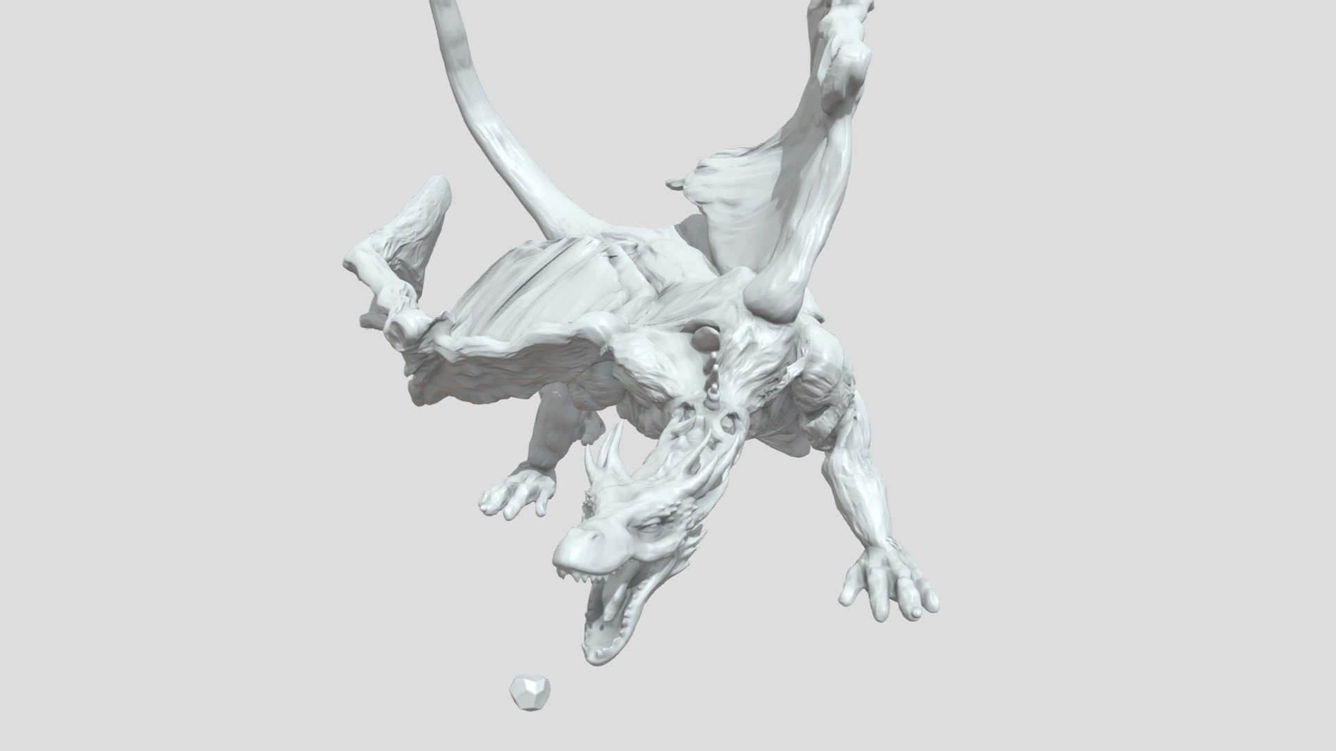 Undead Dragon_ Pose-01_001-export - 3D model by dbyeajee [b9fc06b ...