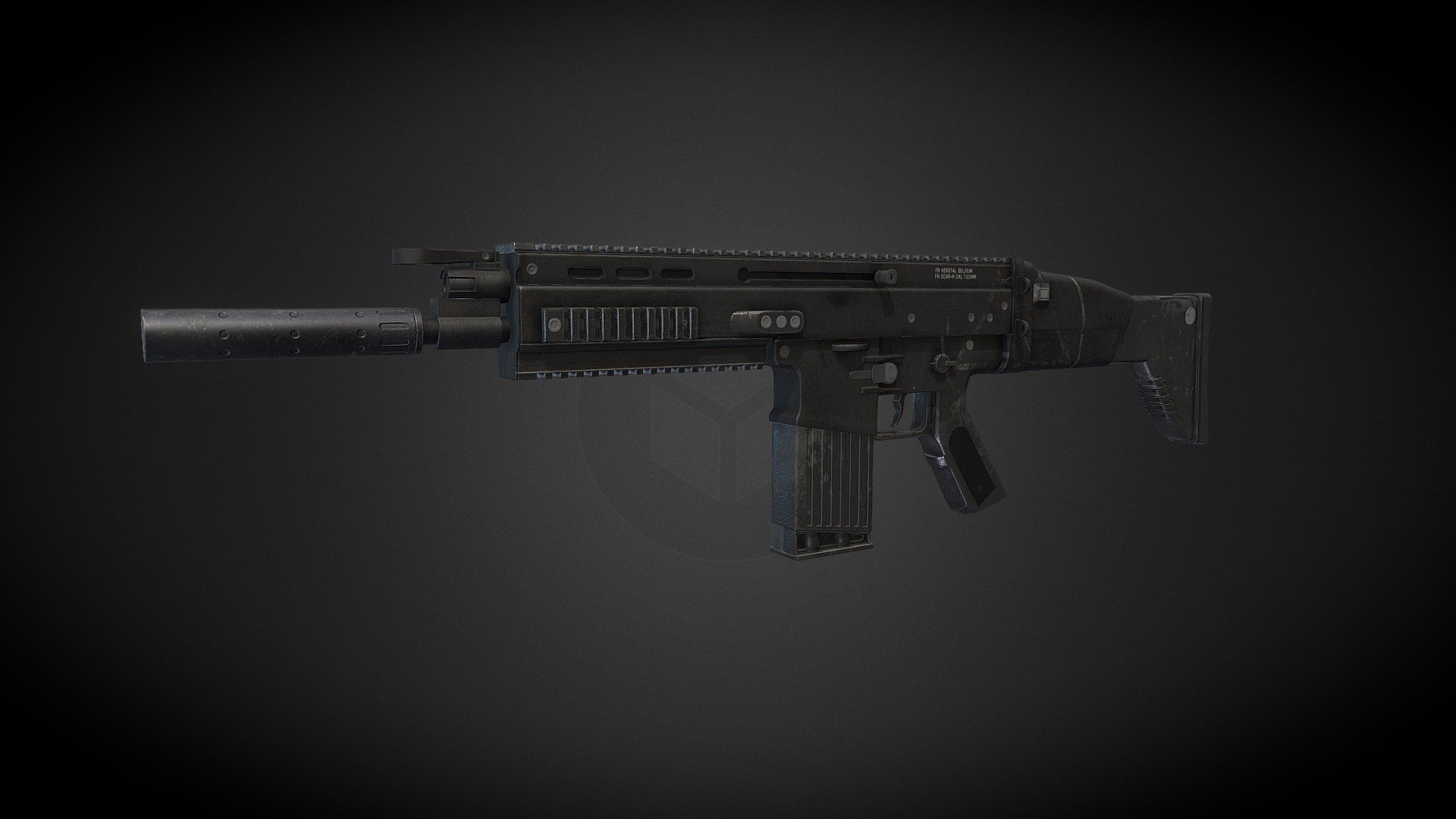 FN-Scar - Buy Royalty Free 3D model by davomora [b9fcf52] - Sketchfab Store