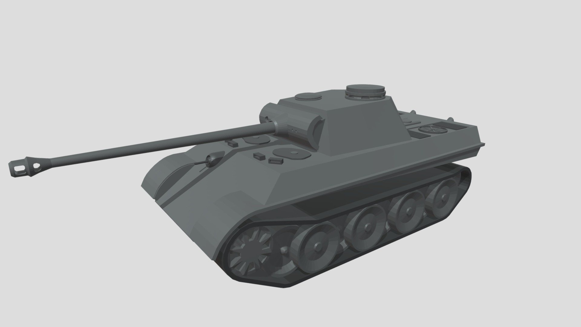Panther medium tank - Download Free 3D model by shark_mh [b9fdace ...