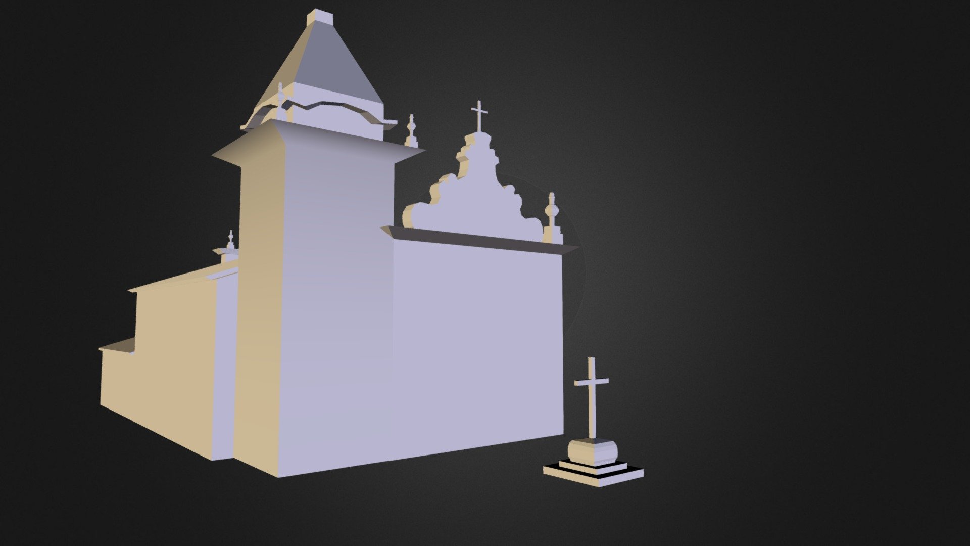 igreja.obj - 3D model by RodrigoMacedo [bXNAShj] - Sketchfab