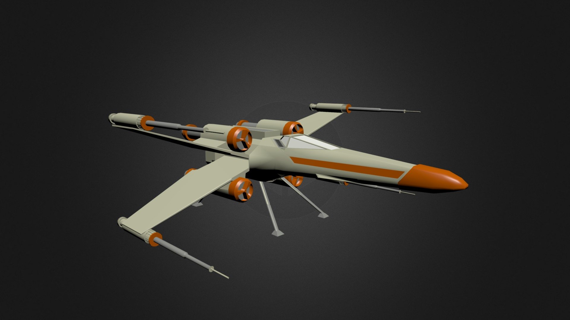X-Wing - 3D model by Edzwan Shah (@edzwanshah) [bYF0D72] - Sketchfab