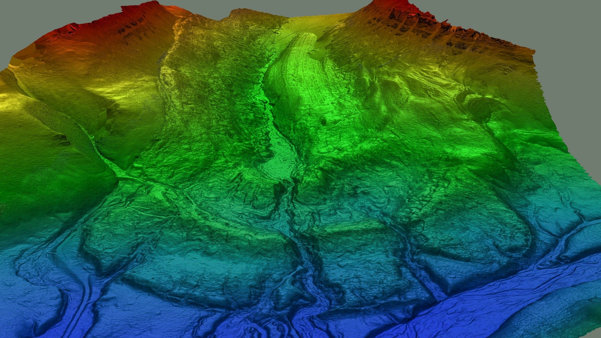 Rieperbreen 2017 Shaded Relief - 3D model by Erik Schytt Mannerfelt ...