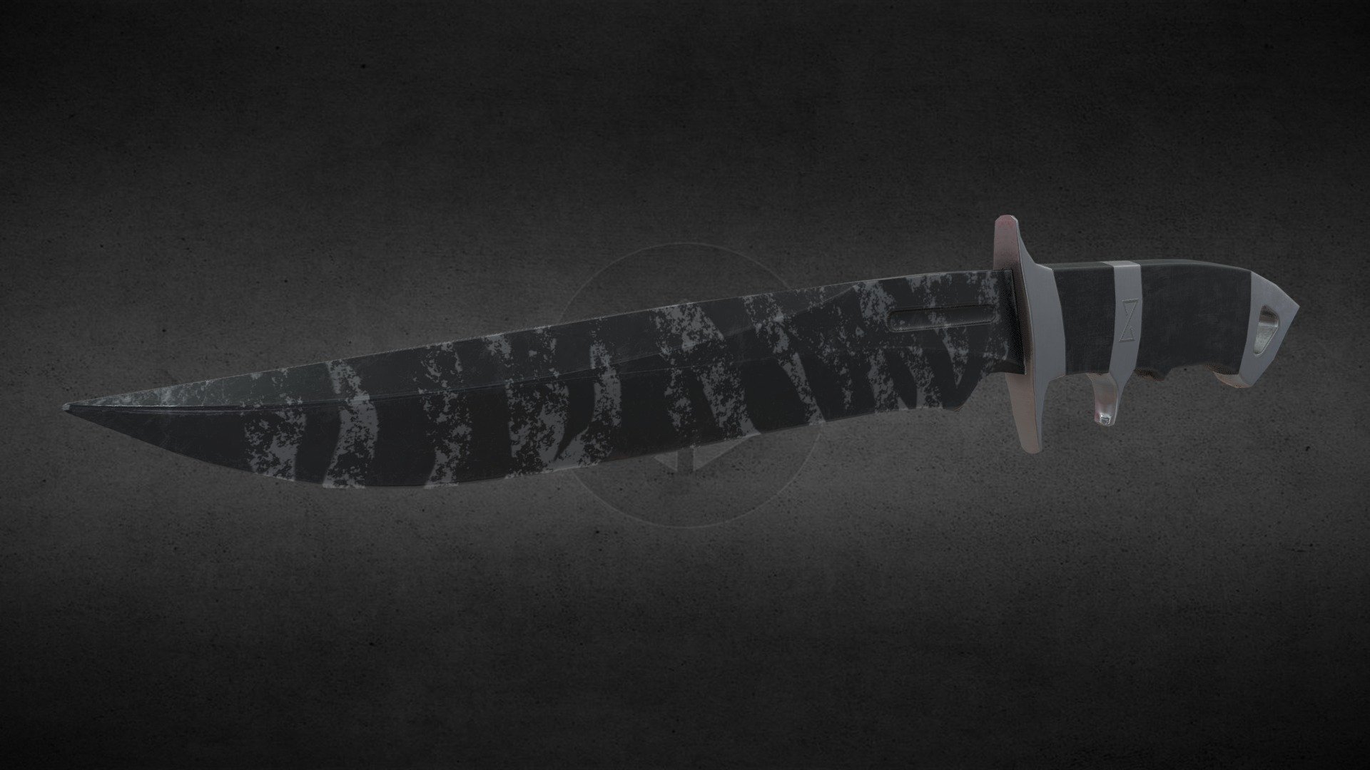 Tactical Knife - 3D model by Paola Antunes (@paola_antunes) [ba00db2 ...