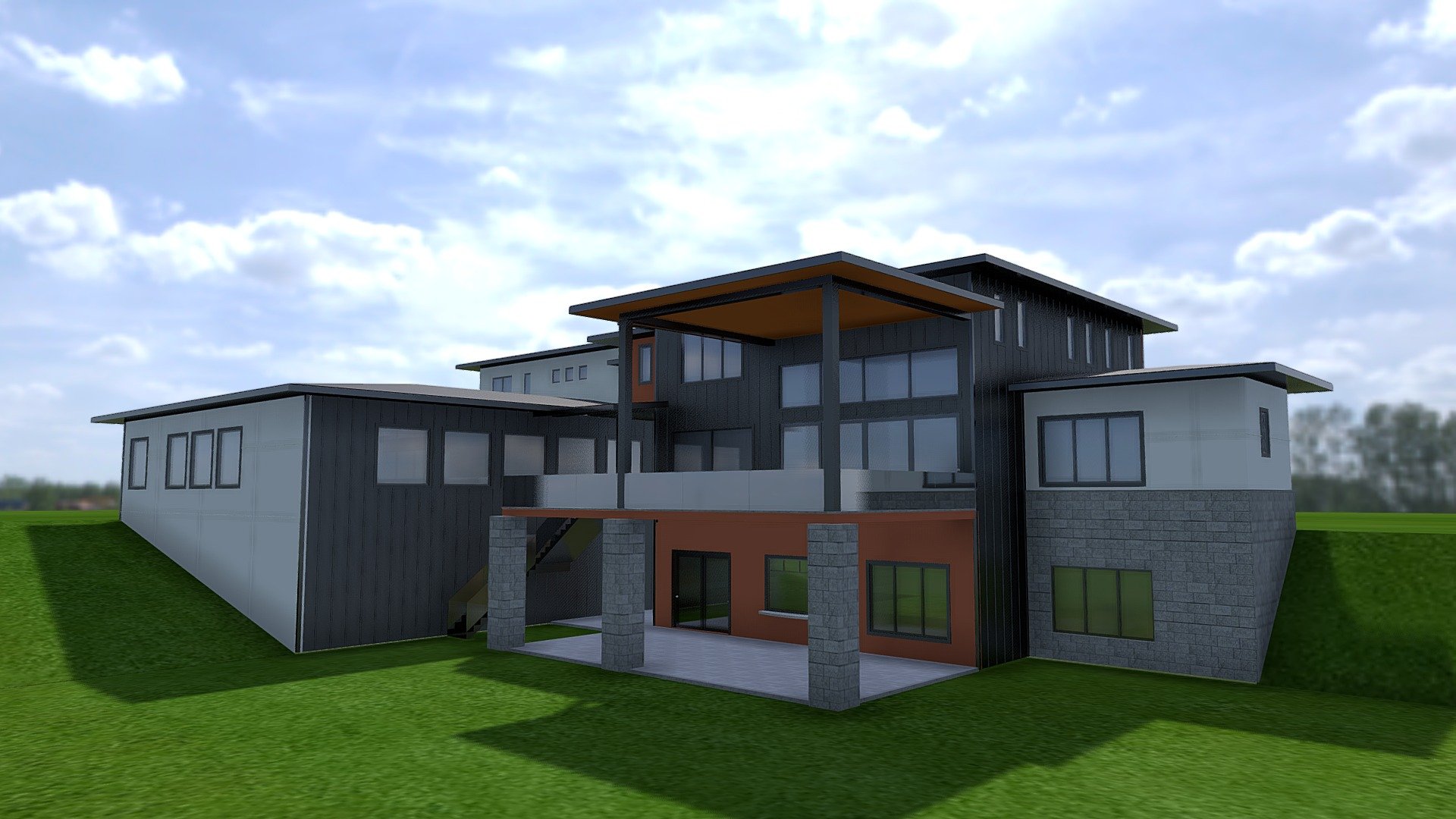 Ryan Randle - 360 spin model of two story house - 3D model by ...