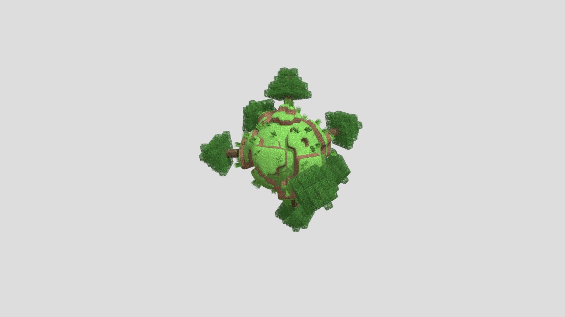 Not a Minecraft World - Download Free 3D model by S3R84N [ba035ff ...