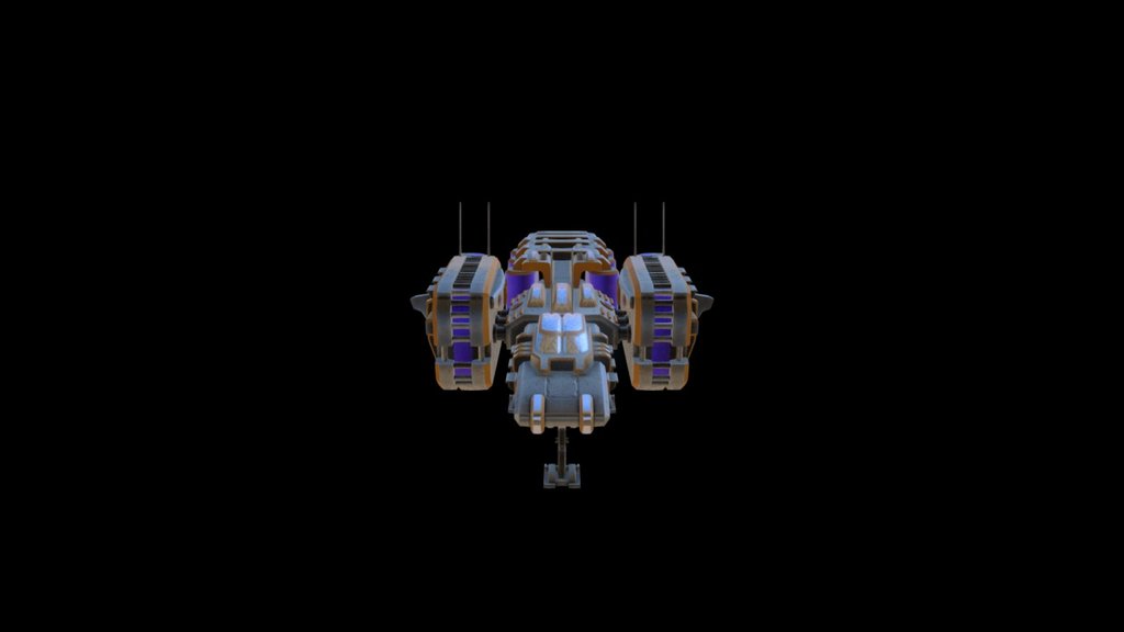 Space Ship Smooth Edge - 3D model by smwyatt45 [ba03e03] - Sketchfab