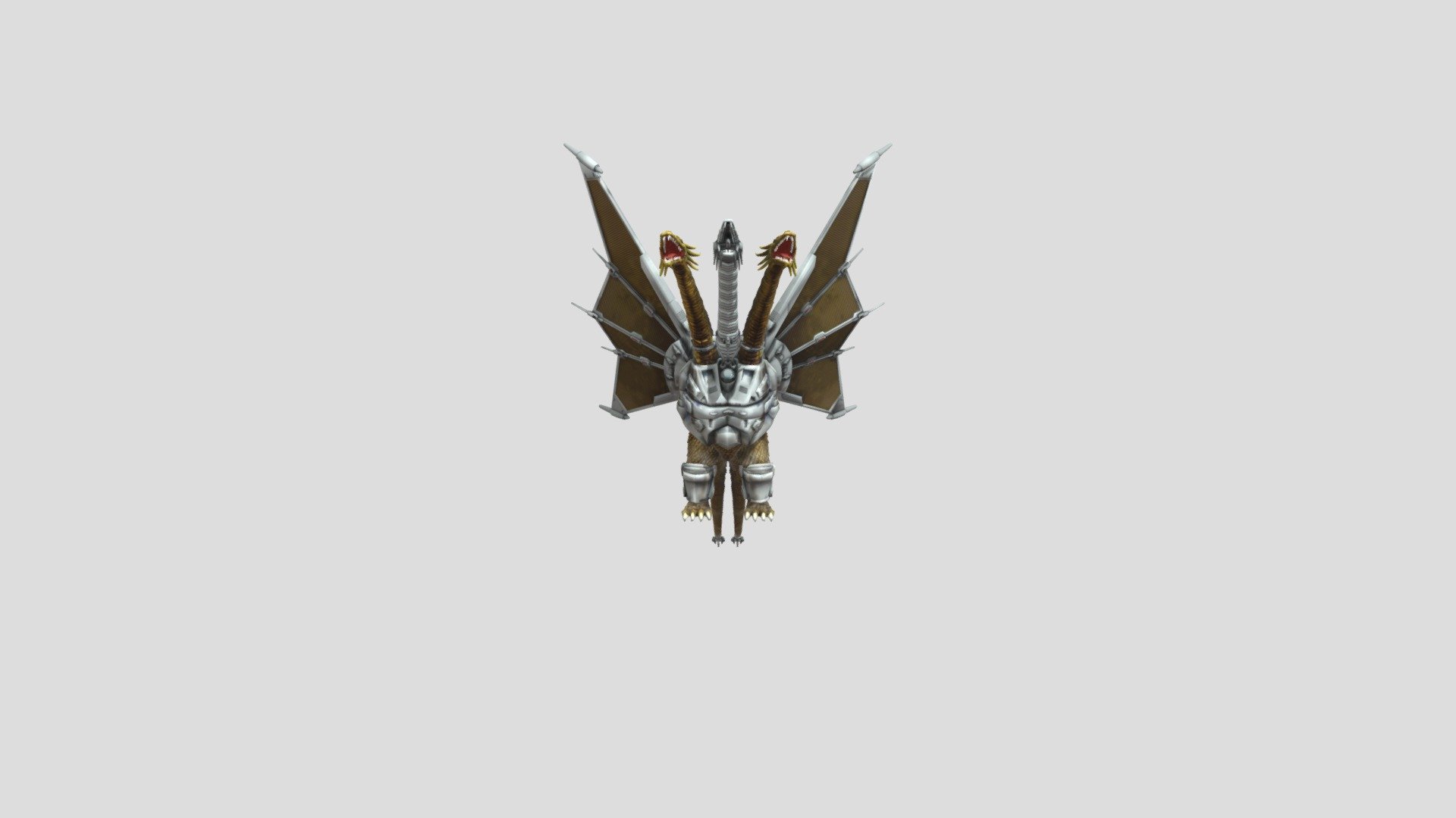 Mecha King Ghidorah - Download Free 3D model by BaragonGamer rawr ...