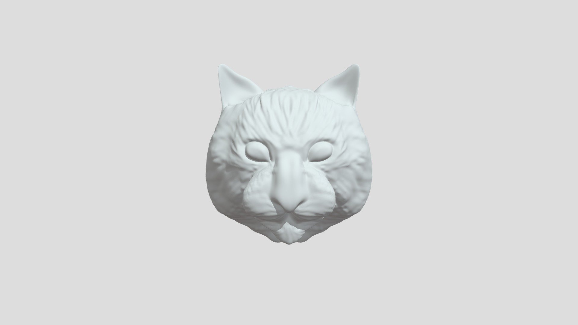 Cat Head - Download Free 3D model by Khafid Azhar (@khafid.azhar44 ...