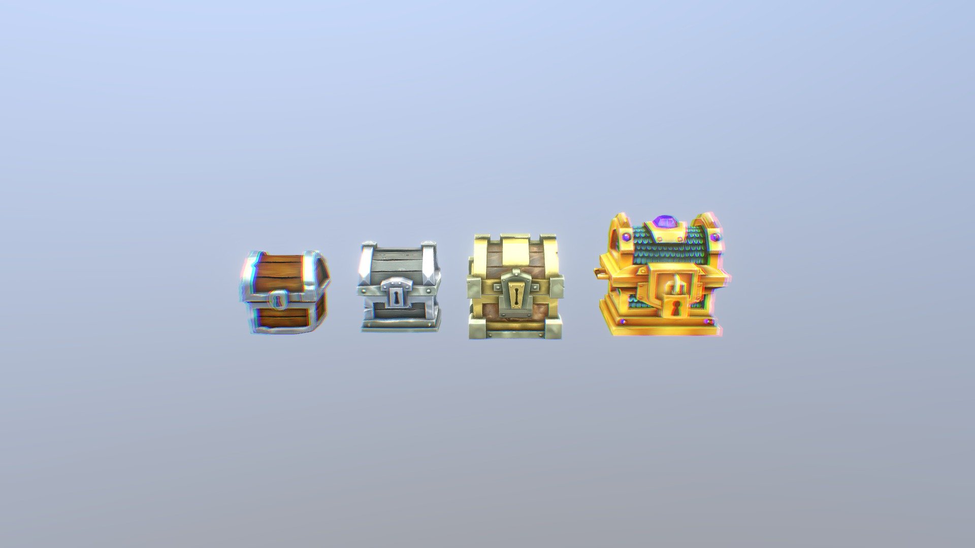 Animation Chest - 3D model by kobbart [ba04fed] - Sketchfab