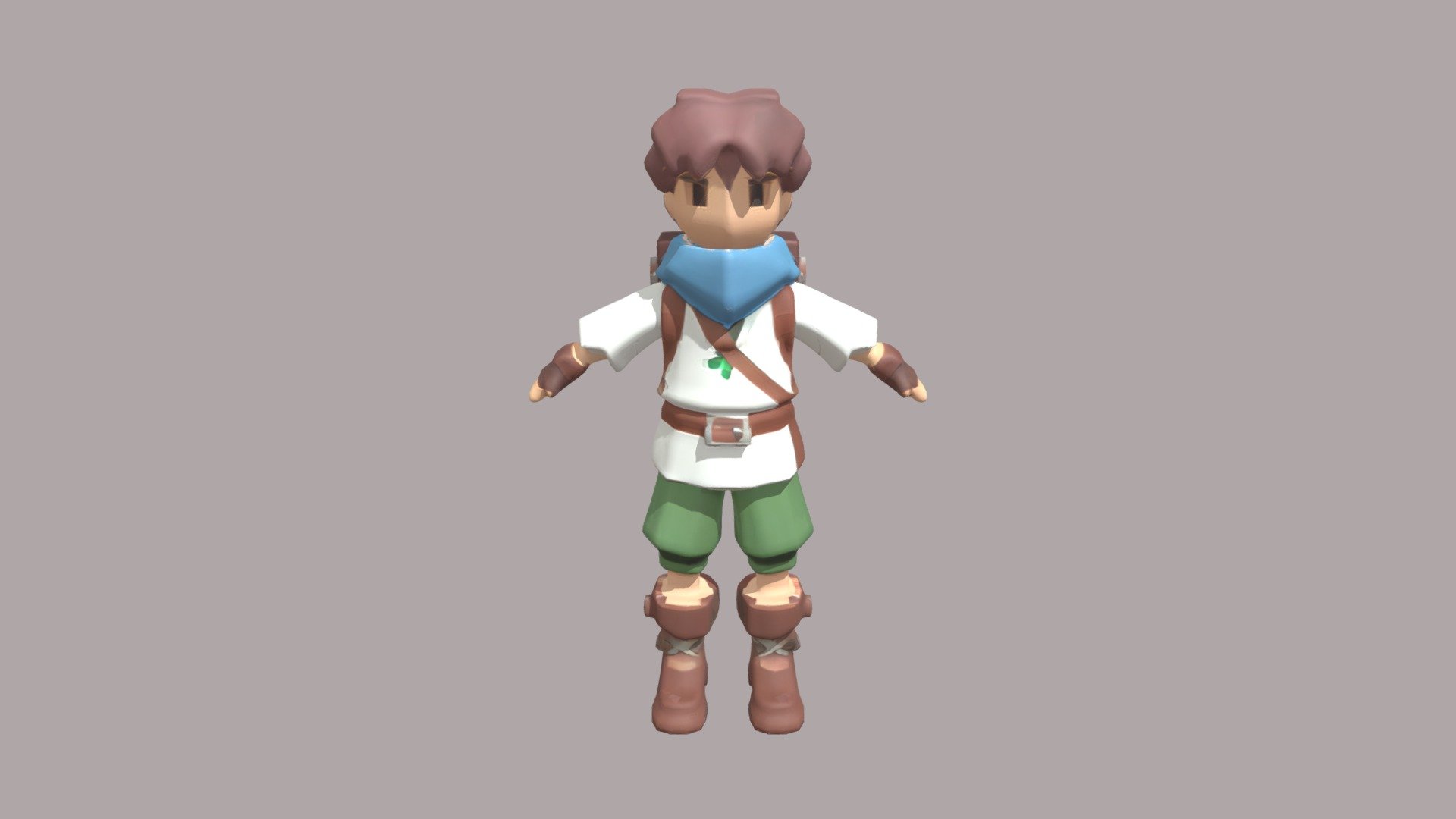 Blocky adventure character - Download Free 3D model by coreystaylor ...