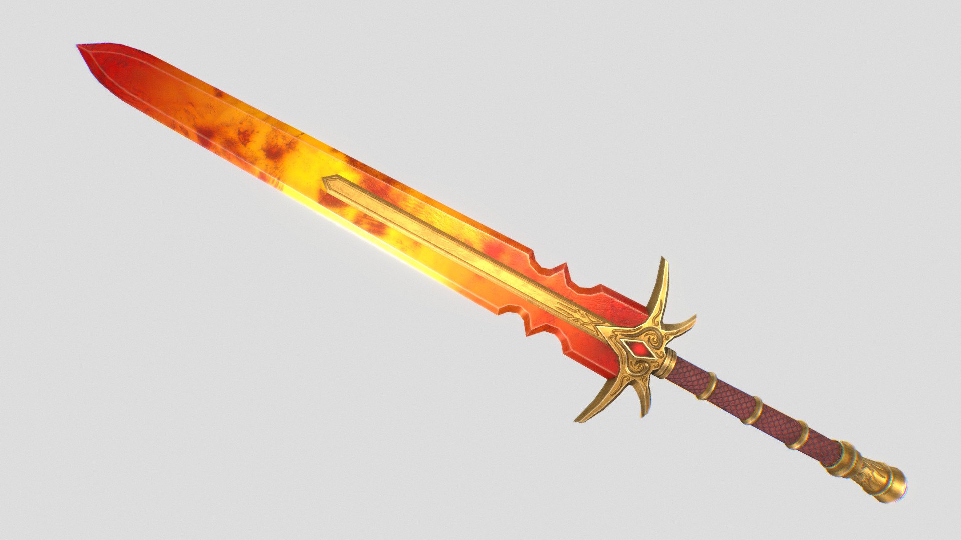 Fire blade - Buy Royalty Free 3D model by Anima Z (@Anima-Z) [ba08169 ...