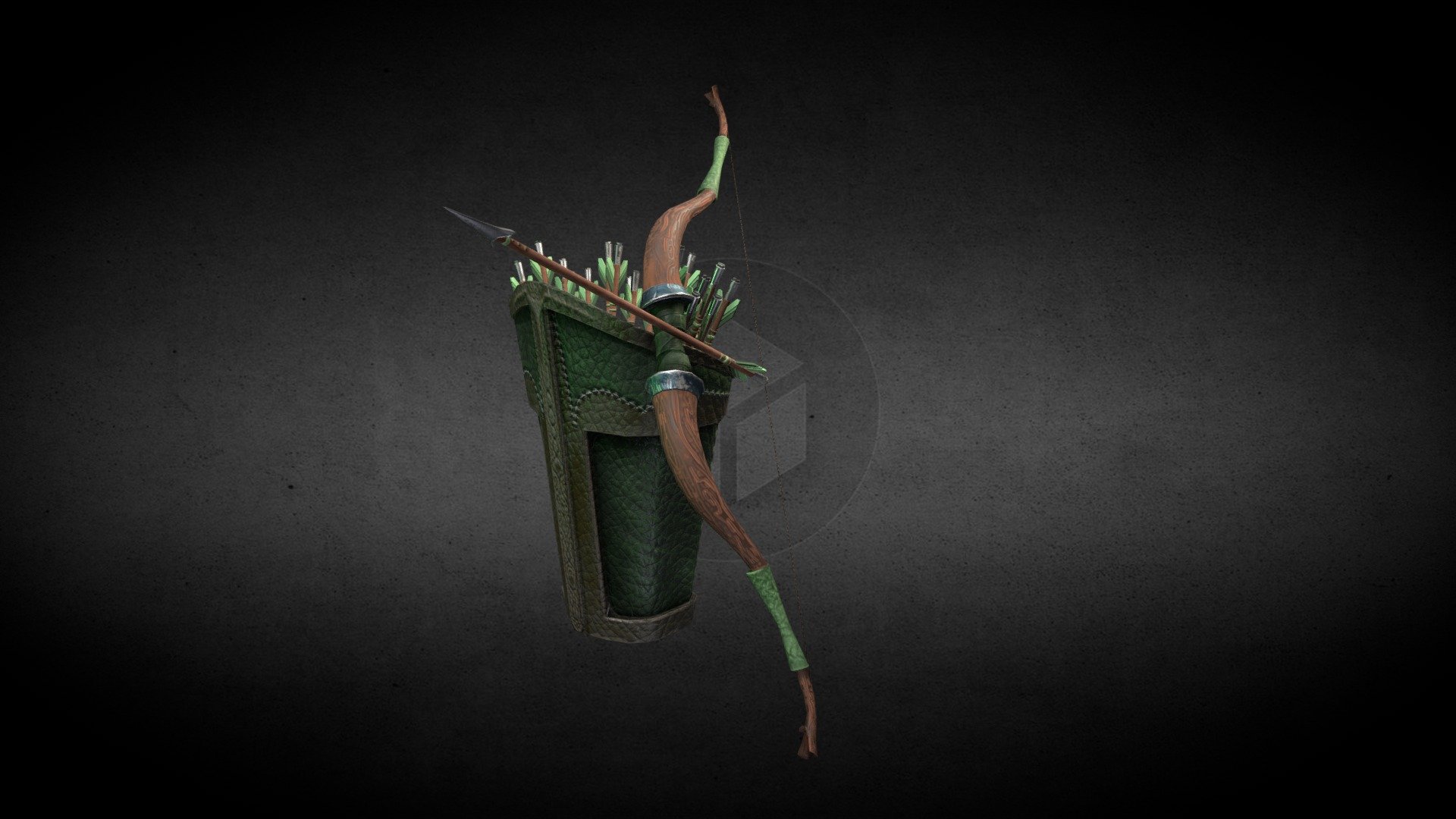Bow - Download Free 3D model by glezova [ba092fe] - Sketchfab